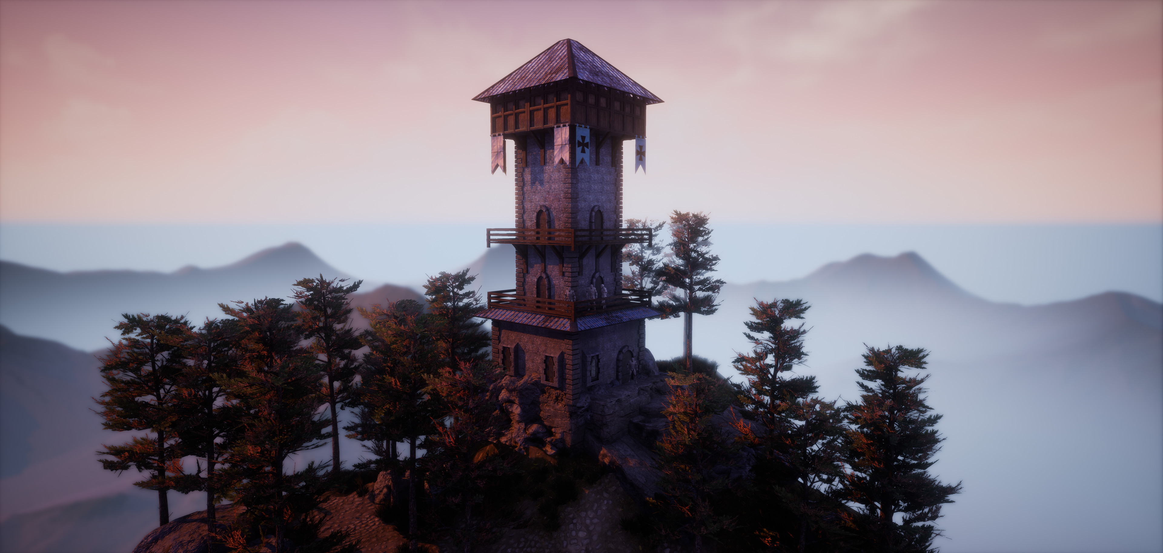 Medieval Guard Tower