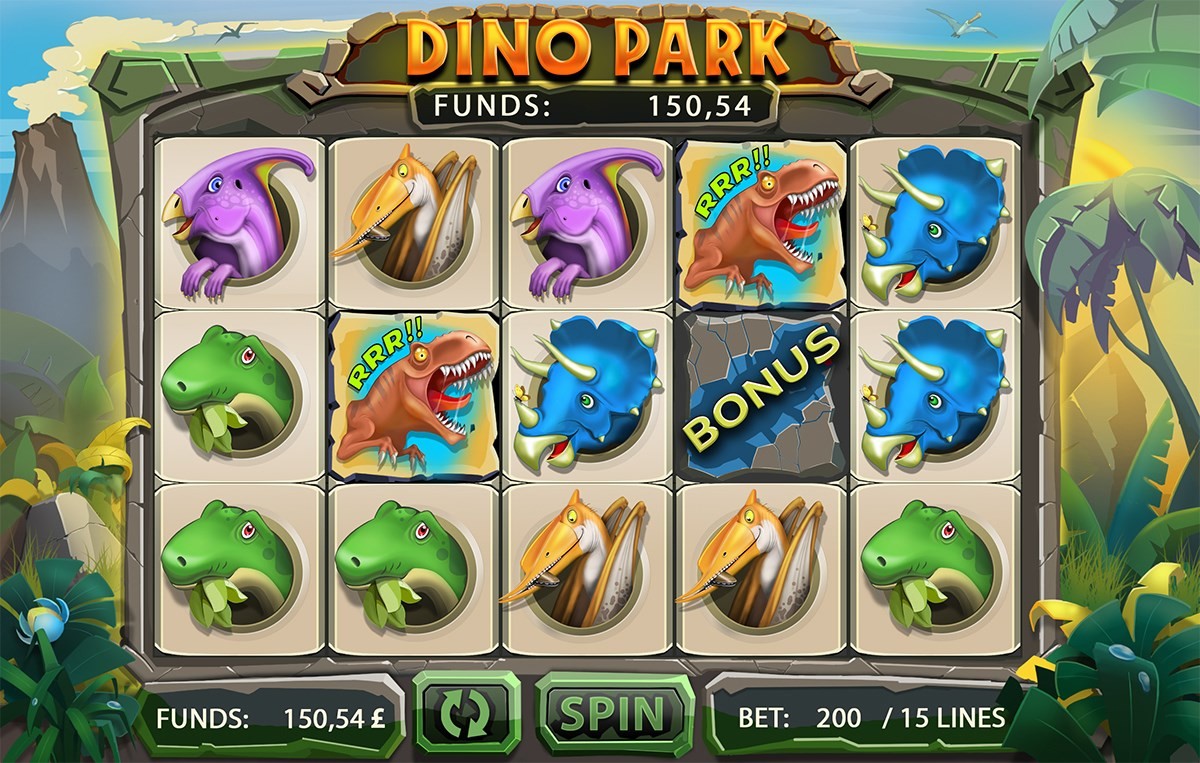 ArtStation - Dinopark =slots game=