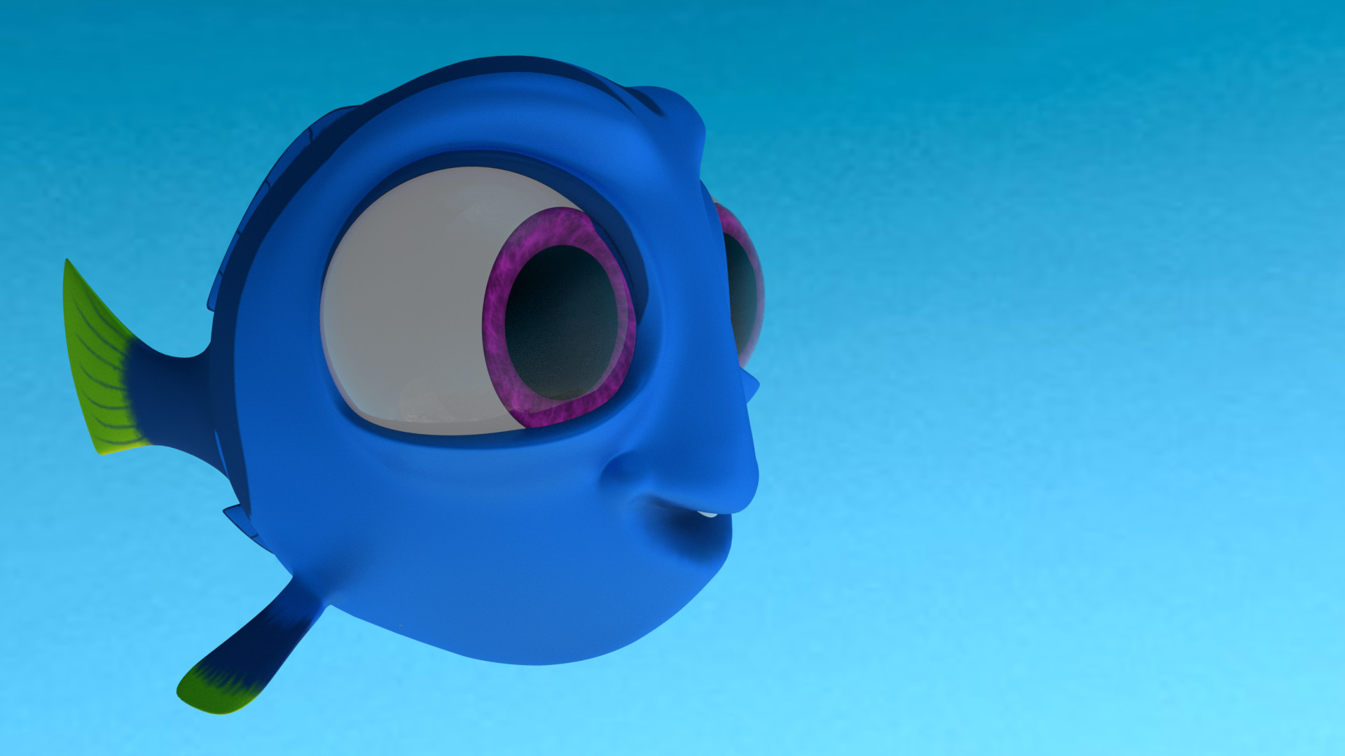 Alejandro Pérez - "Finding Dory" - 3D Fan Art
