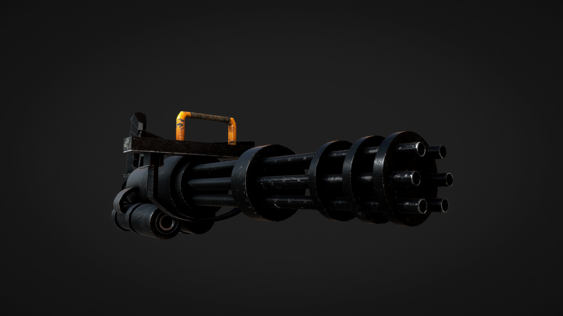 ArtStation - Gatling Gun