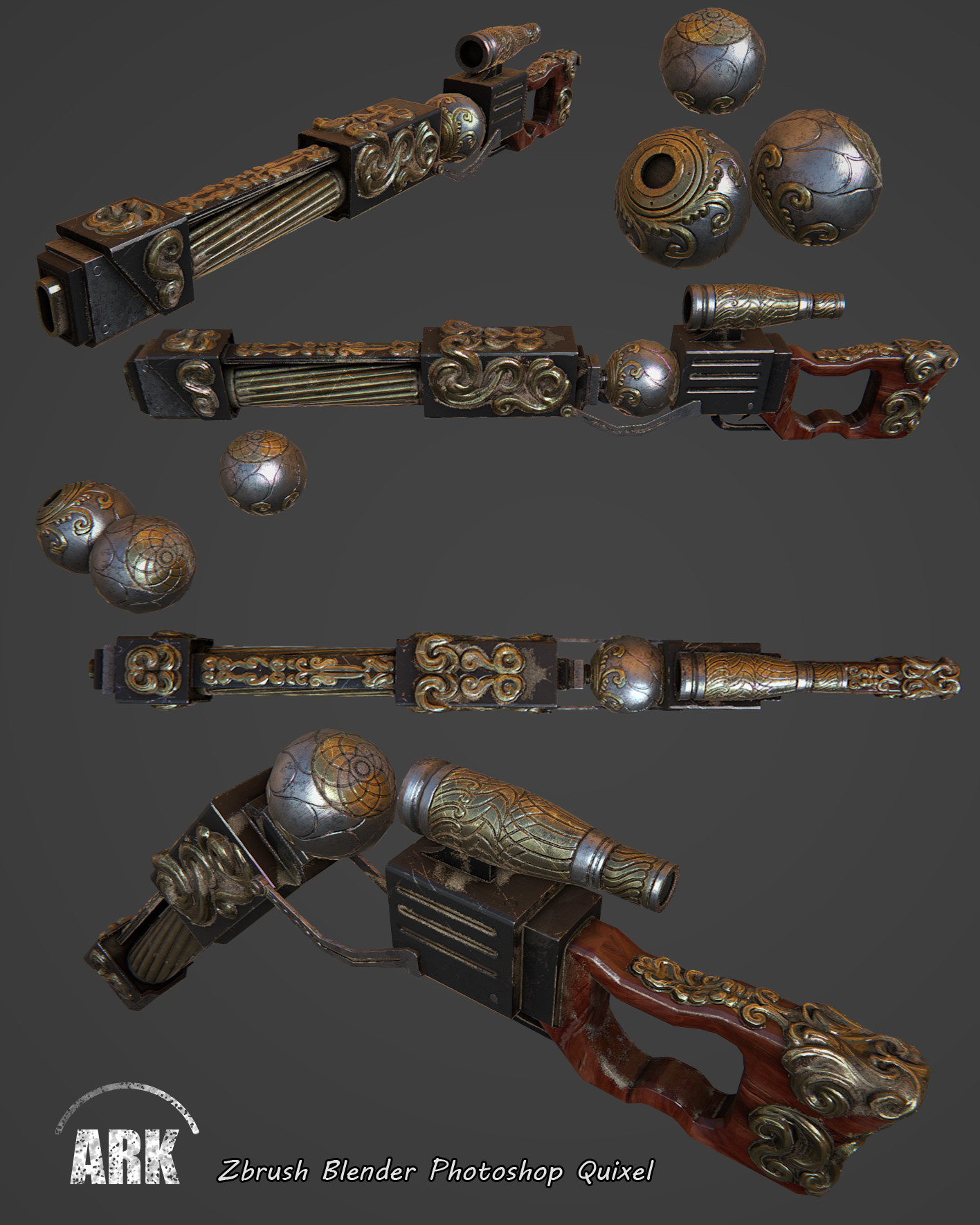 ArtStation - Steampunk sniper