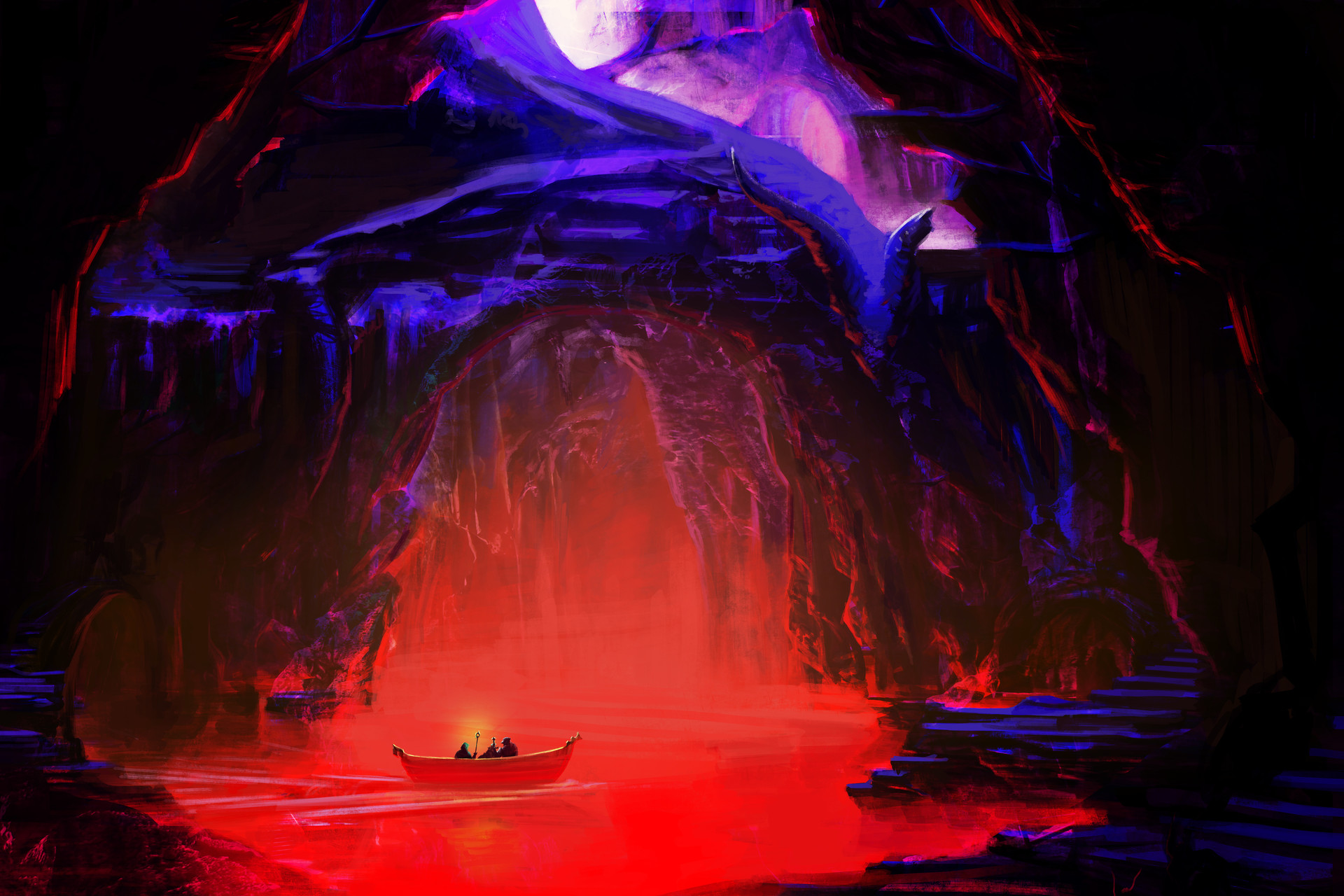 ArtStation - Doom cave