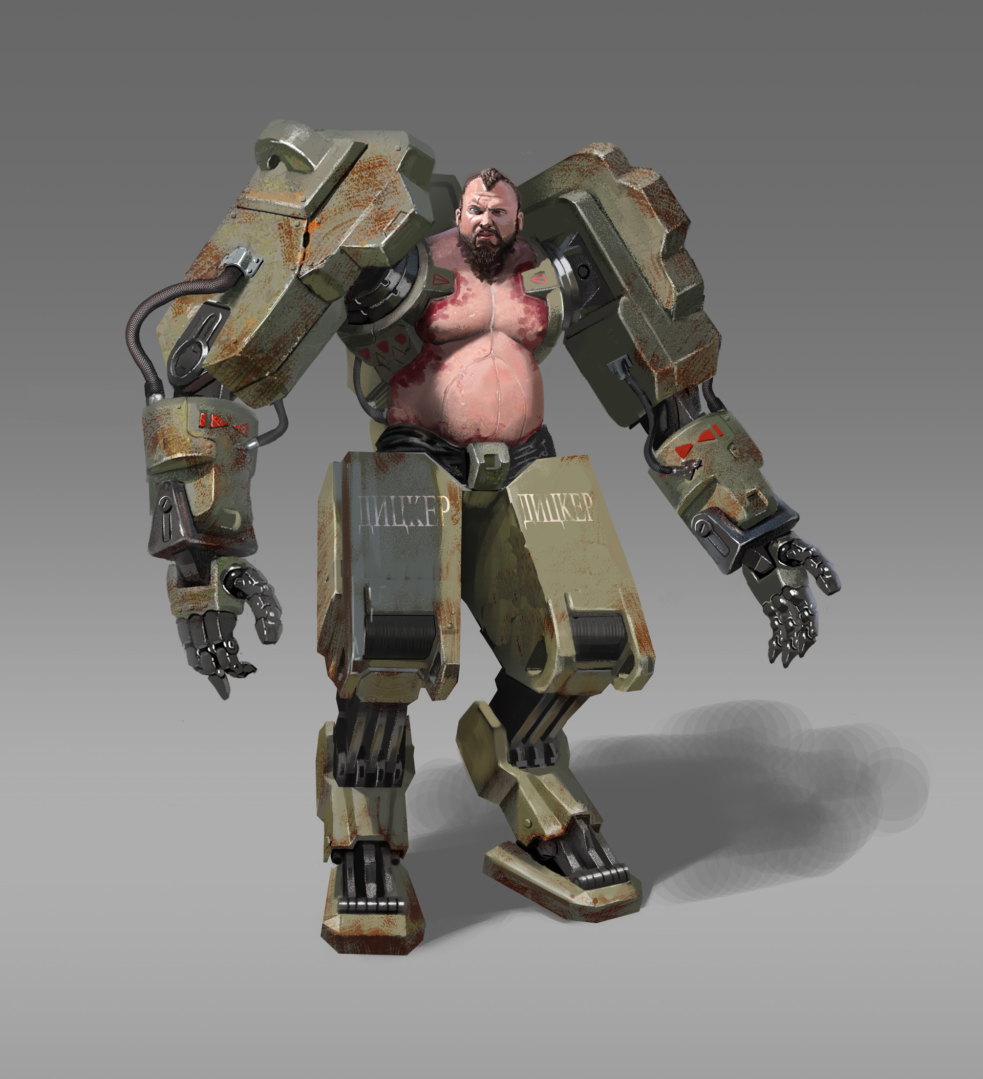 ArtStation - Cyborg Worker, Florian Haeckh