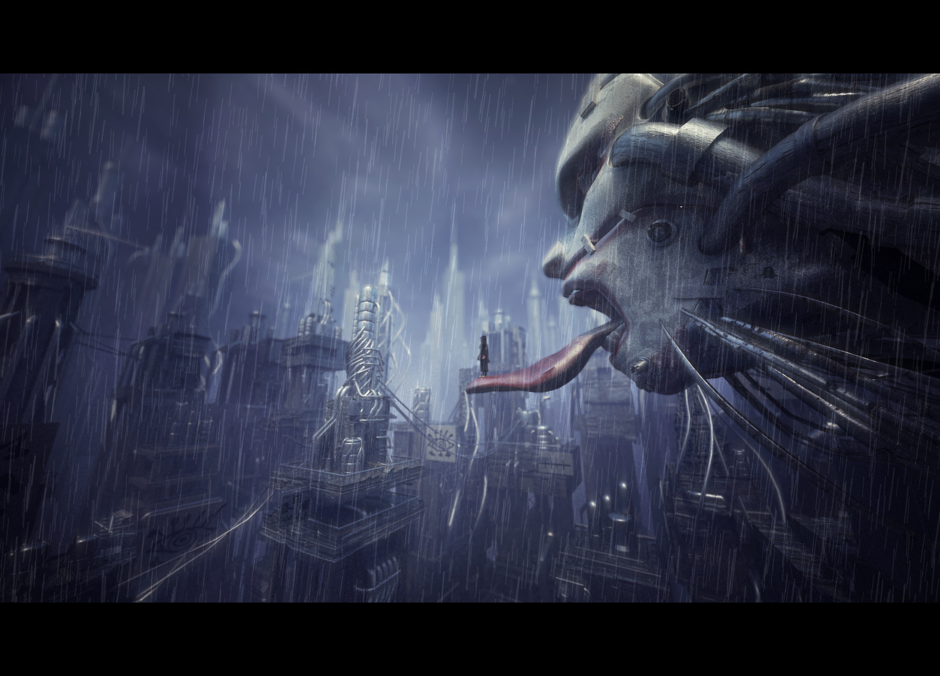 Amegakure by Jian on Artstation. There's also a 360 image within : r/Naruto