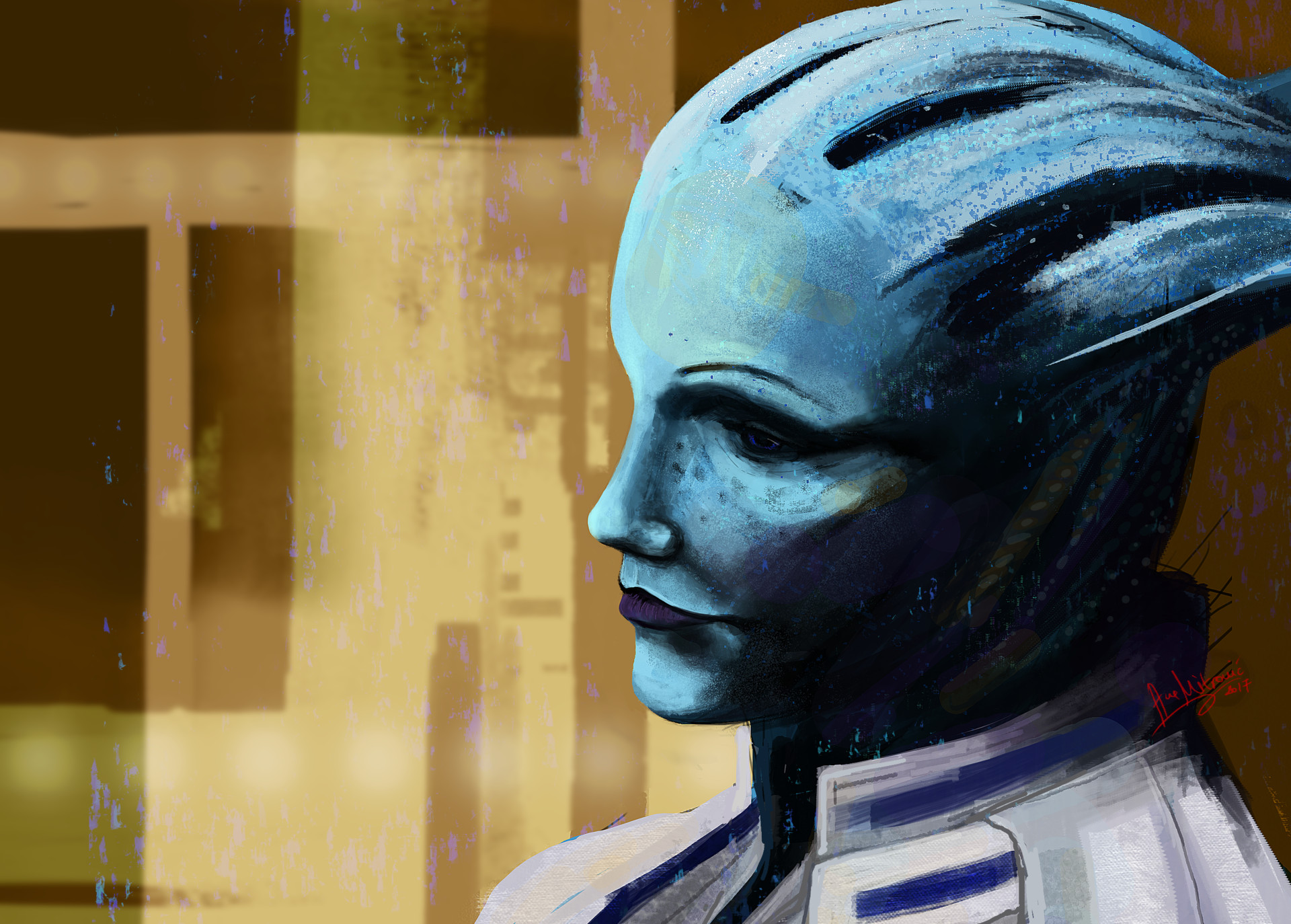 ArtStation - Liara, Mass Effect