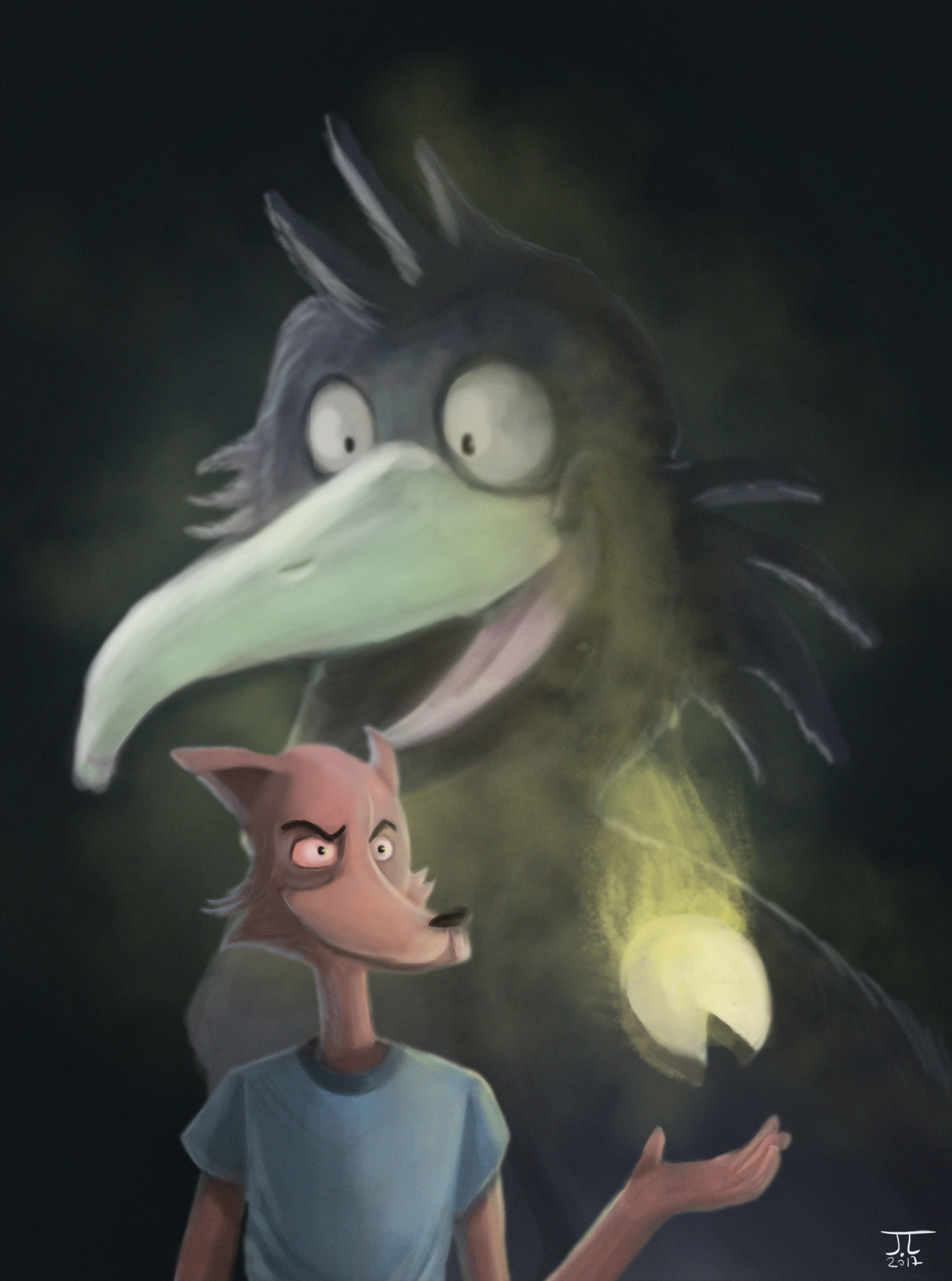 ArtStation - Le Corbeau et le Renard.