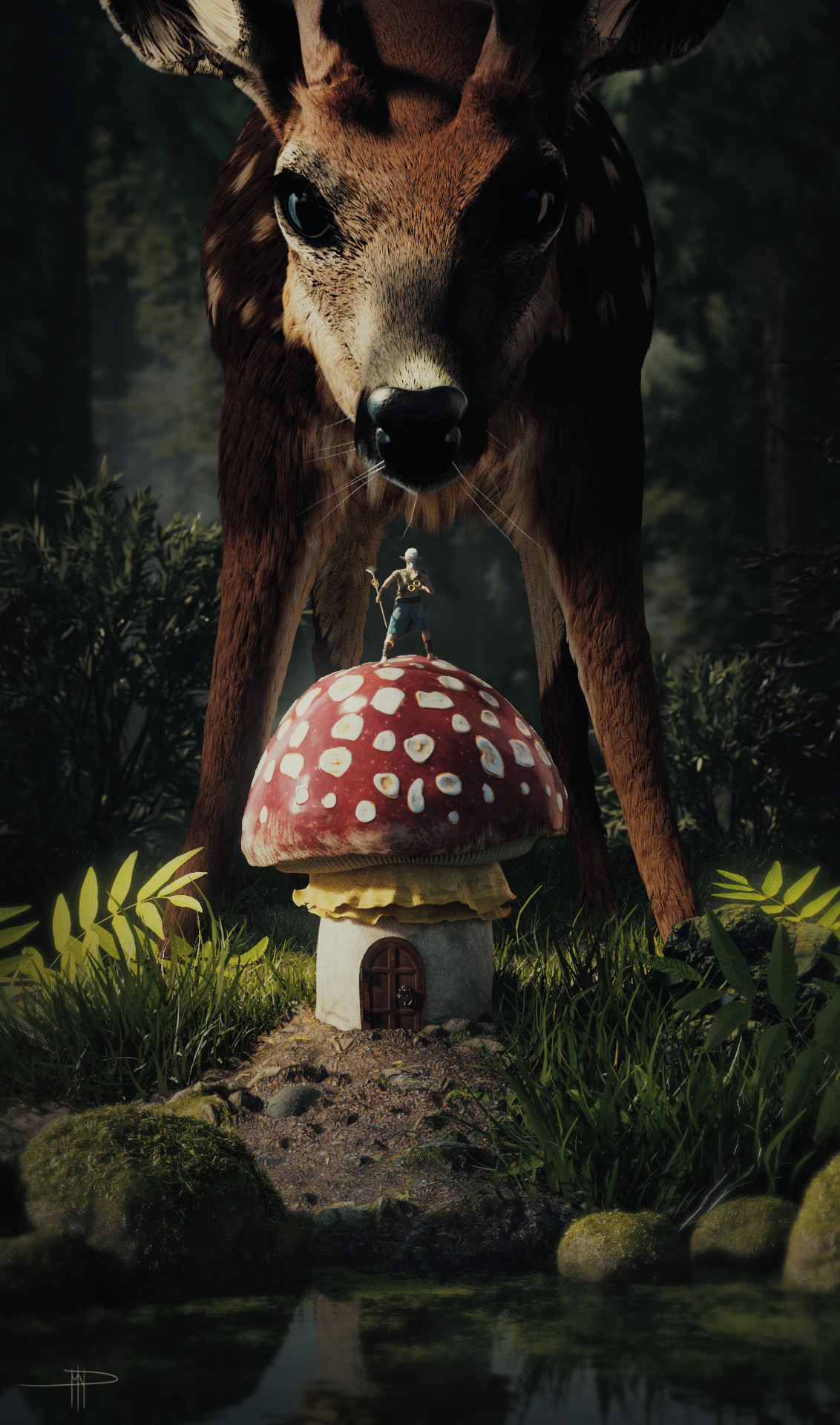 ArtStation - Toadstool House