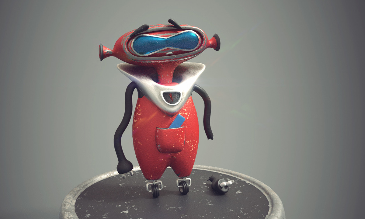 ArtStation - Sad Robot Character