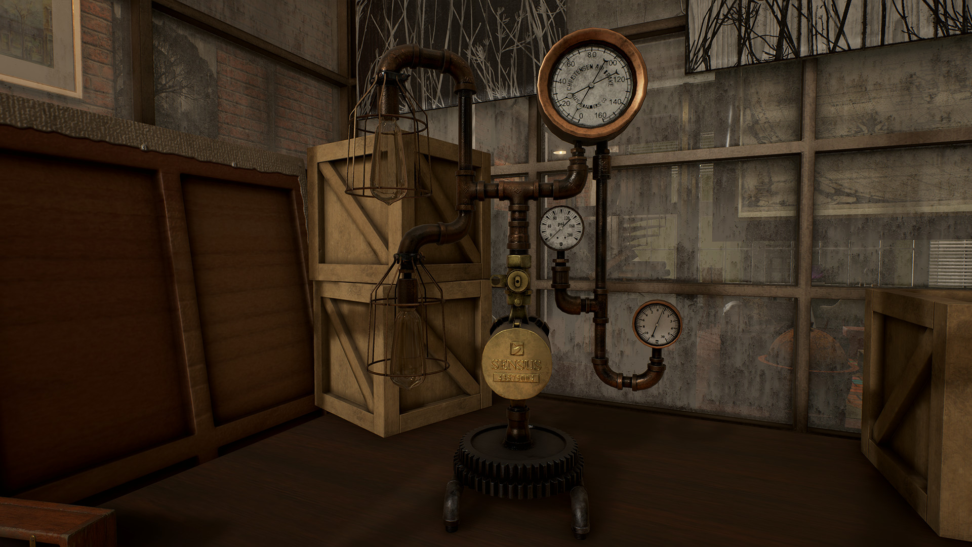 Dragon Motion - Laboratory interior-studio in loft style (UE4)