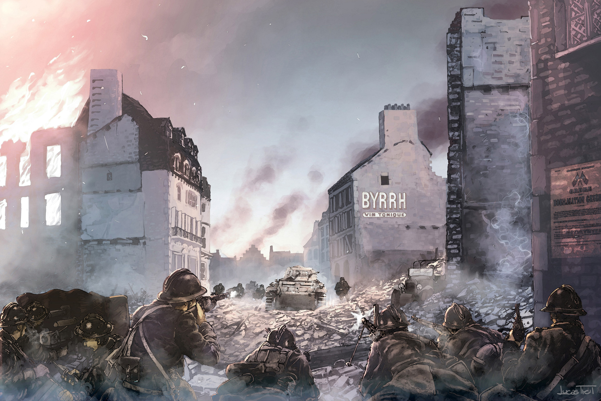 ArtStation - Combats de Lille - Dunkerque 1940