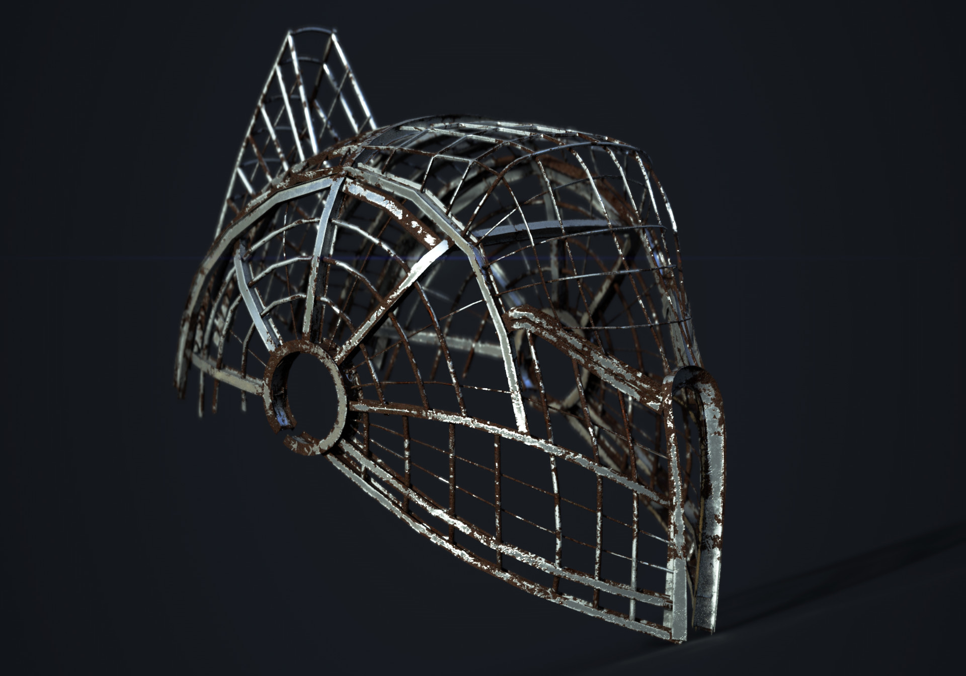 ArtStation - Rusted Iron Artistic Helmet