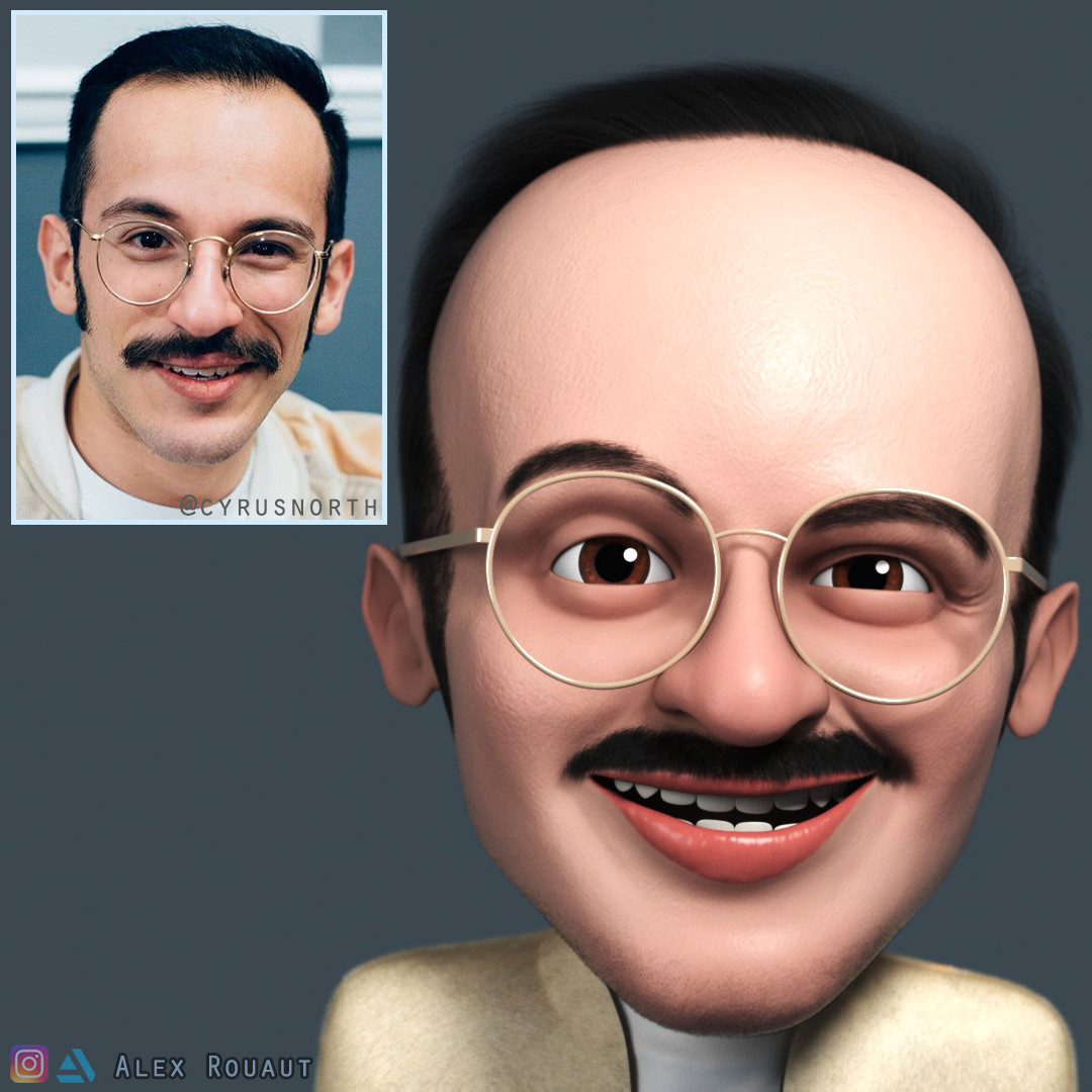 Alex Rouaut - 3D Cartoonization #04 - Cyrus North