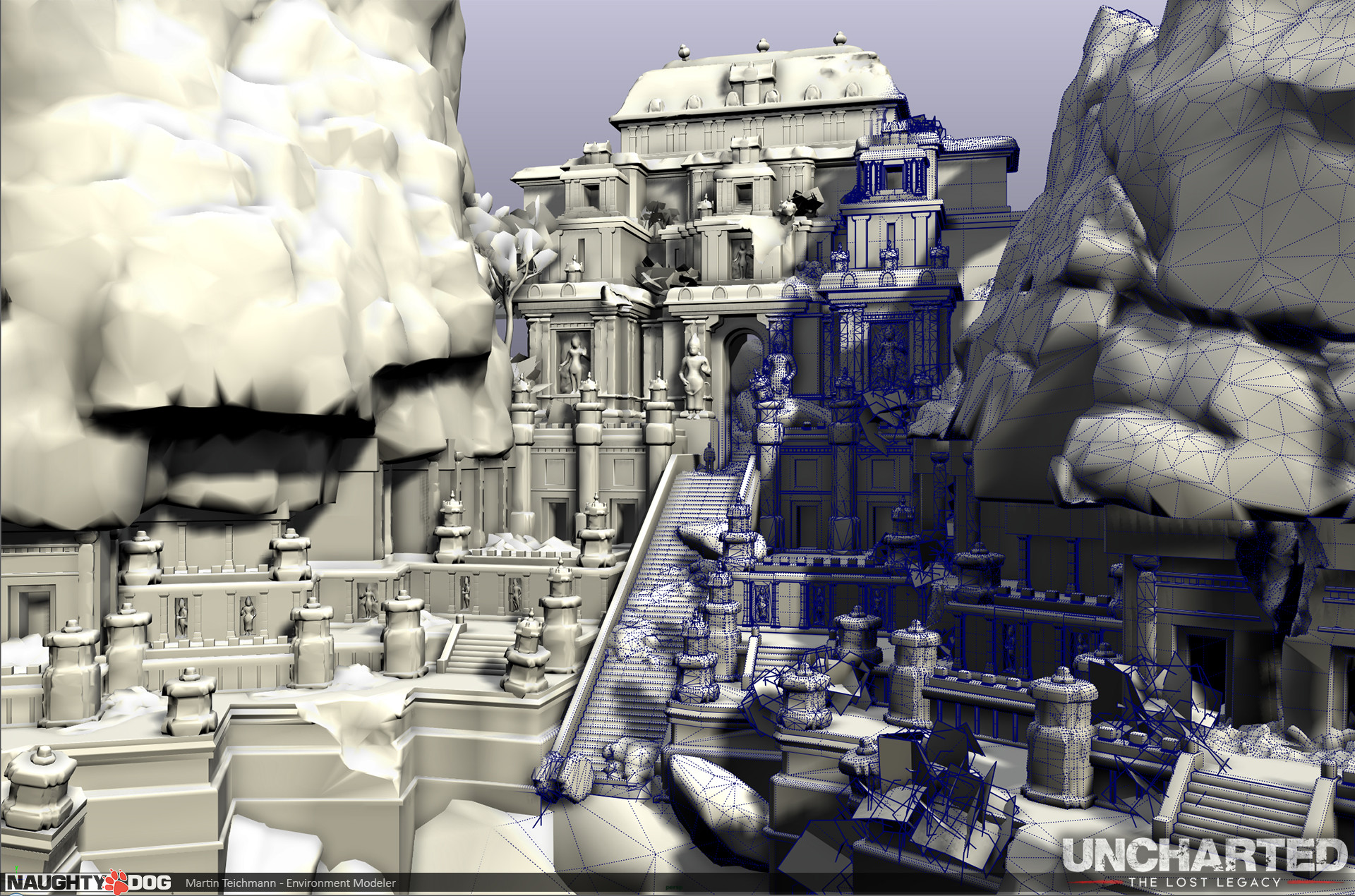 Art of Martin Teichmann - Uncharted The Lost Legacy - Ganesh - city of ...