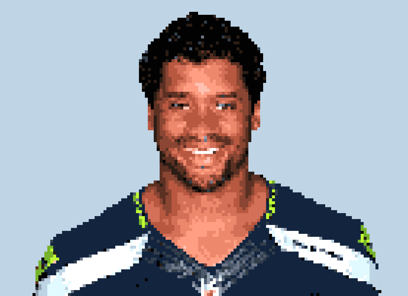 ArtStation - Russell Wilson Pixel Experiment