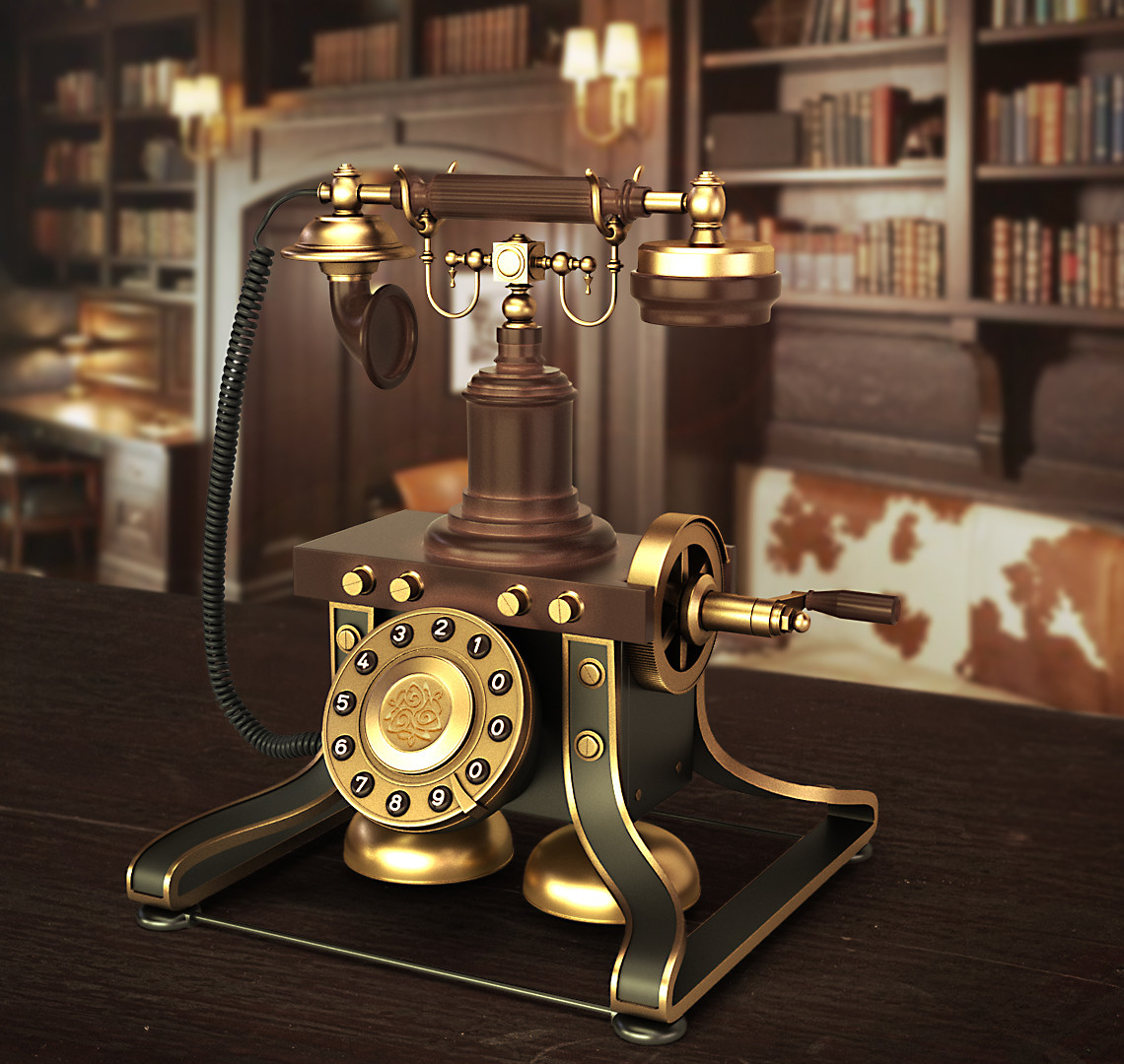 ArtStation - Antique Telephone