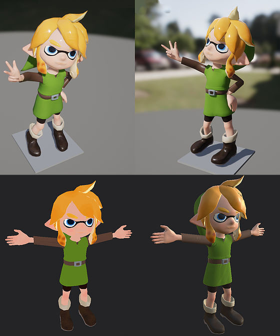 ArtStation - Splatoon Link