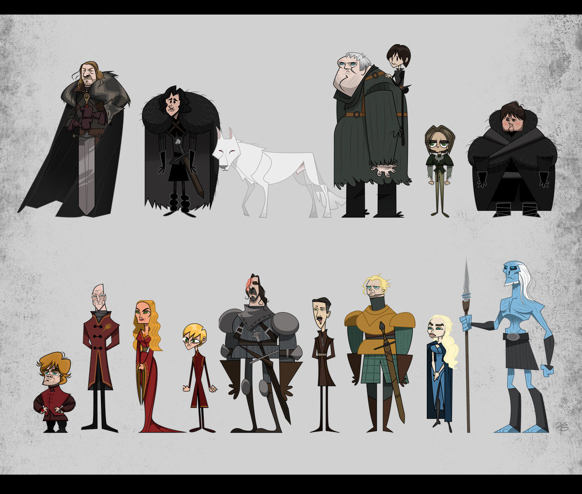 how to draw characters from game of thrones