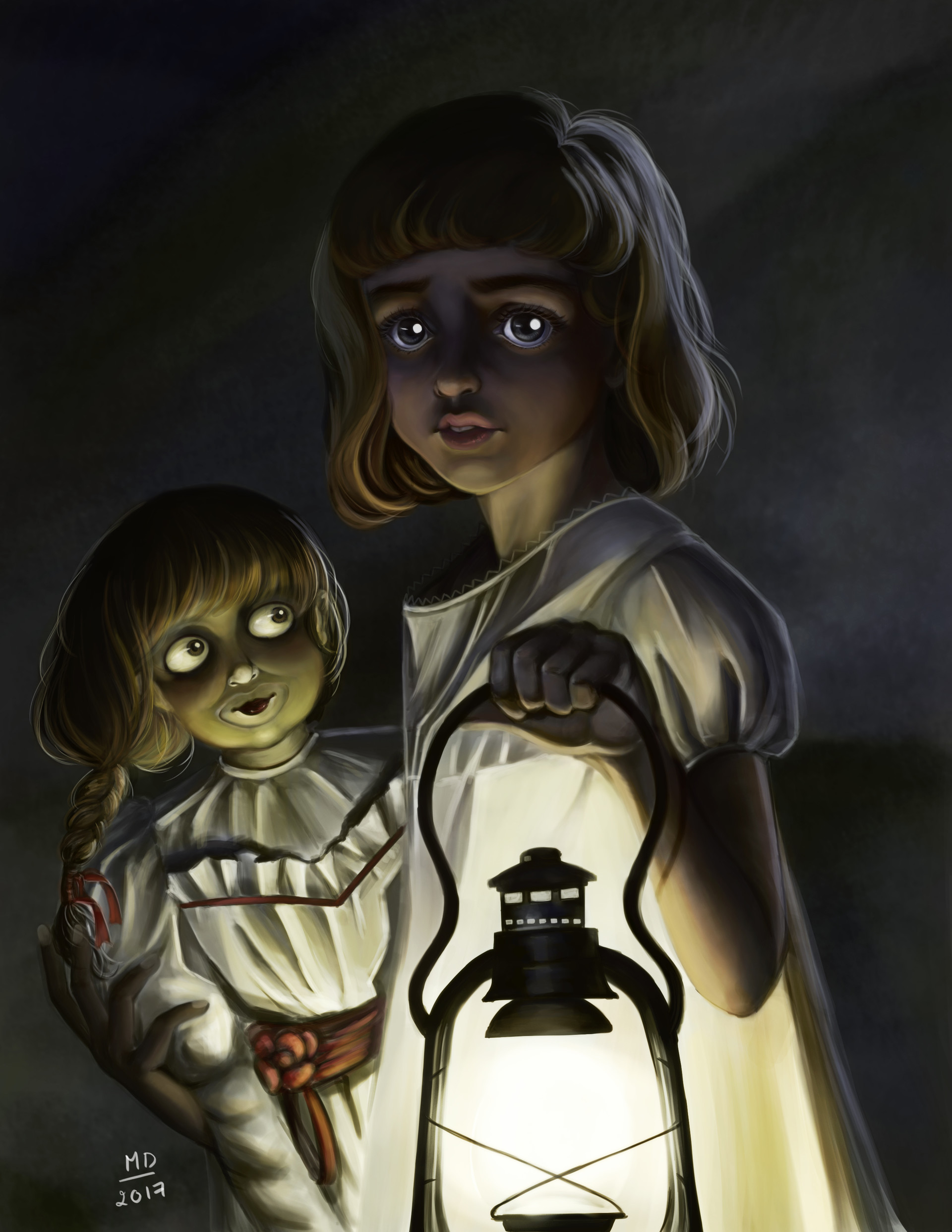 Hien Doan - Fan art : Annabelle 2 - Linda
