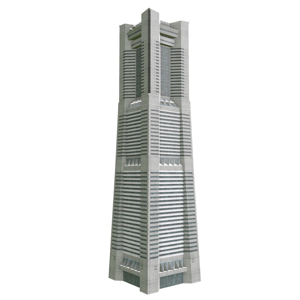 ArtStation - Yokohama Landmark Tower 3D model for CG