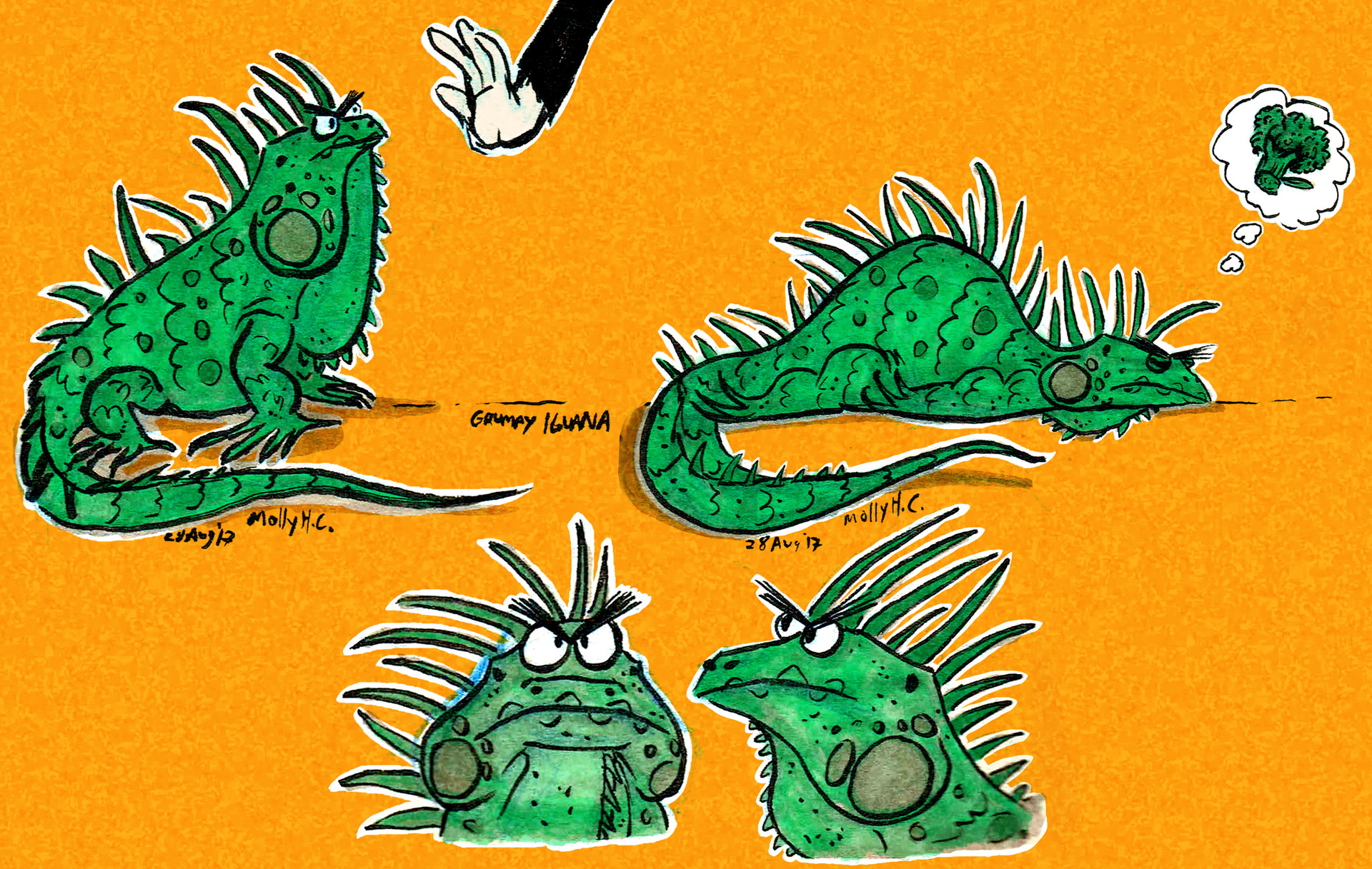 ArtStation - Iguana Character Concepts