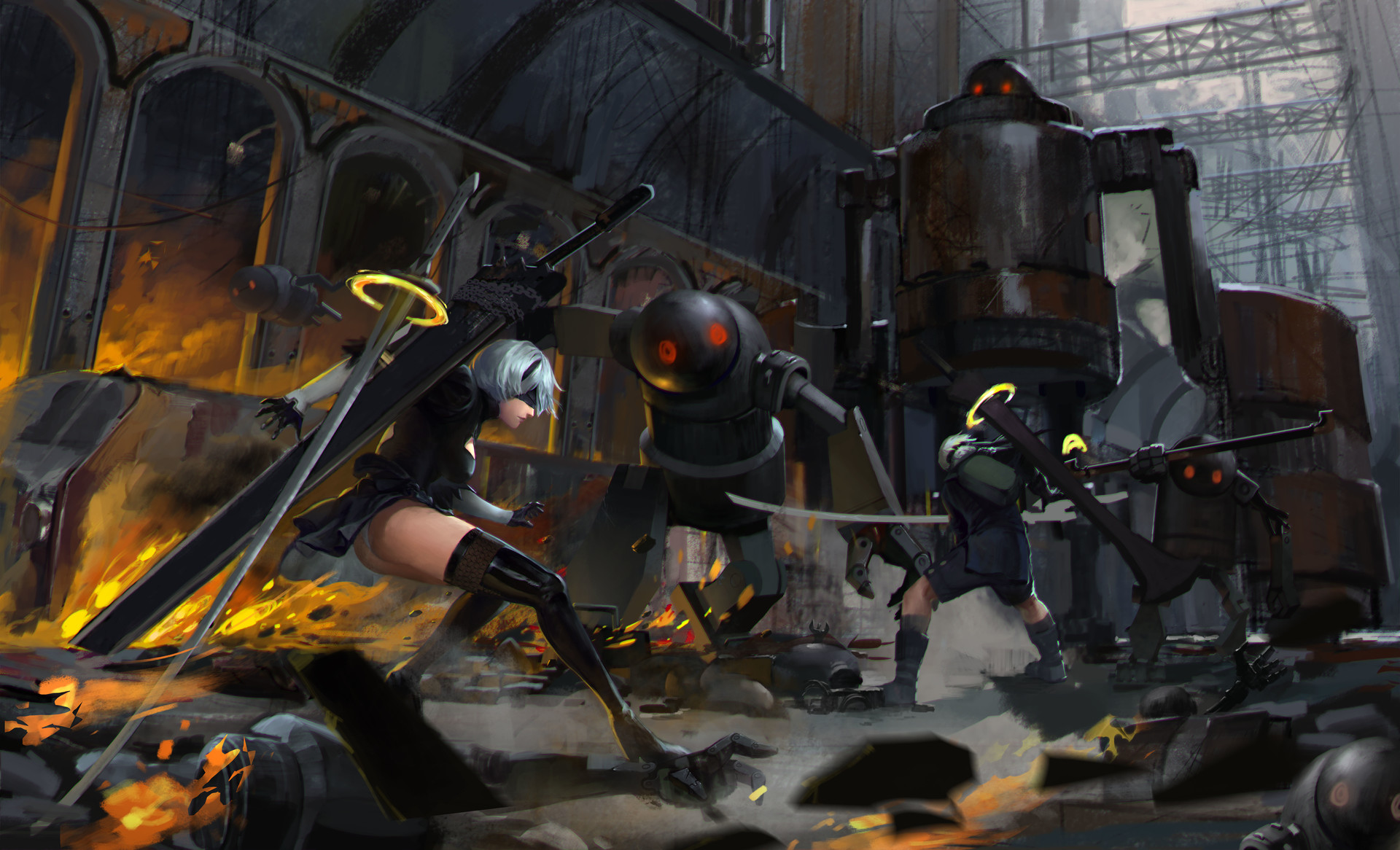 ArtStation - 2B [Neil mechanical era]