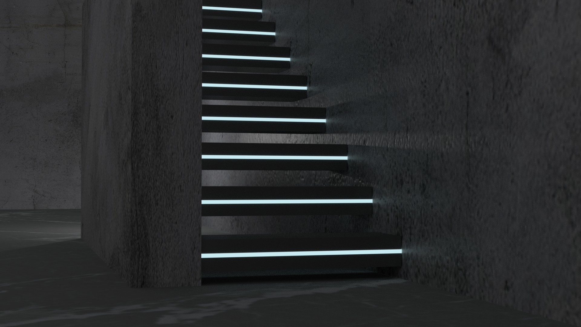 ArtStation - Futuristic stairs