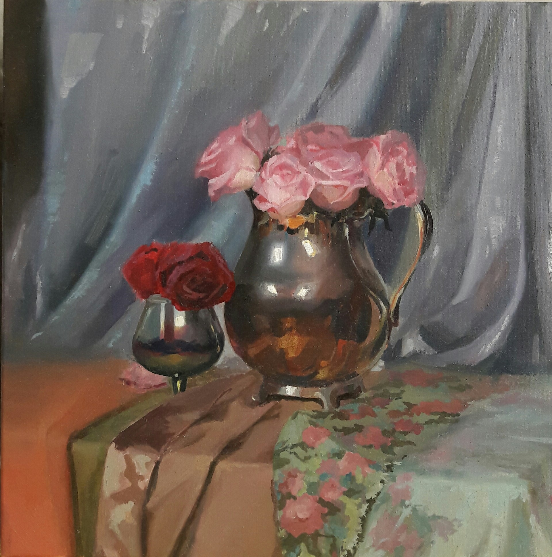 ArtStation - Still life with roses