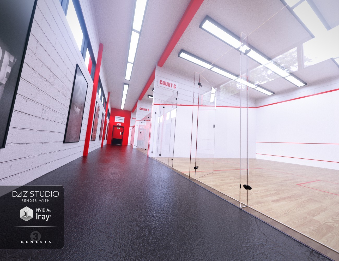 ArtStation - Squash Court