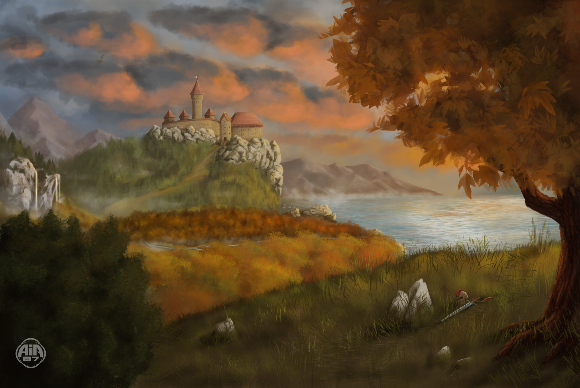 ArtStation - Landscape - Castle