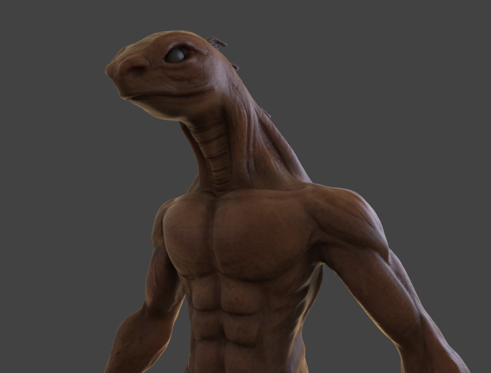 ArtStation - Creature Design snake man