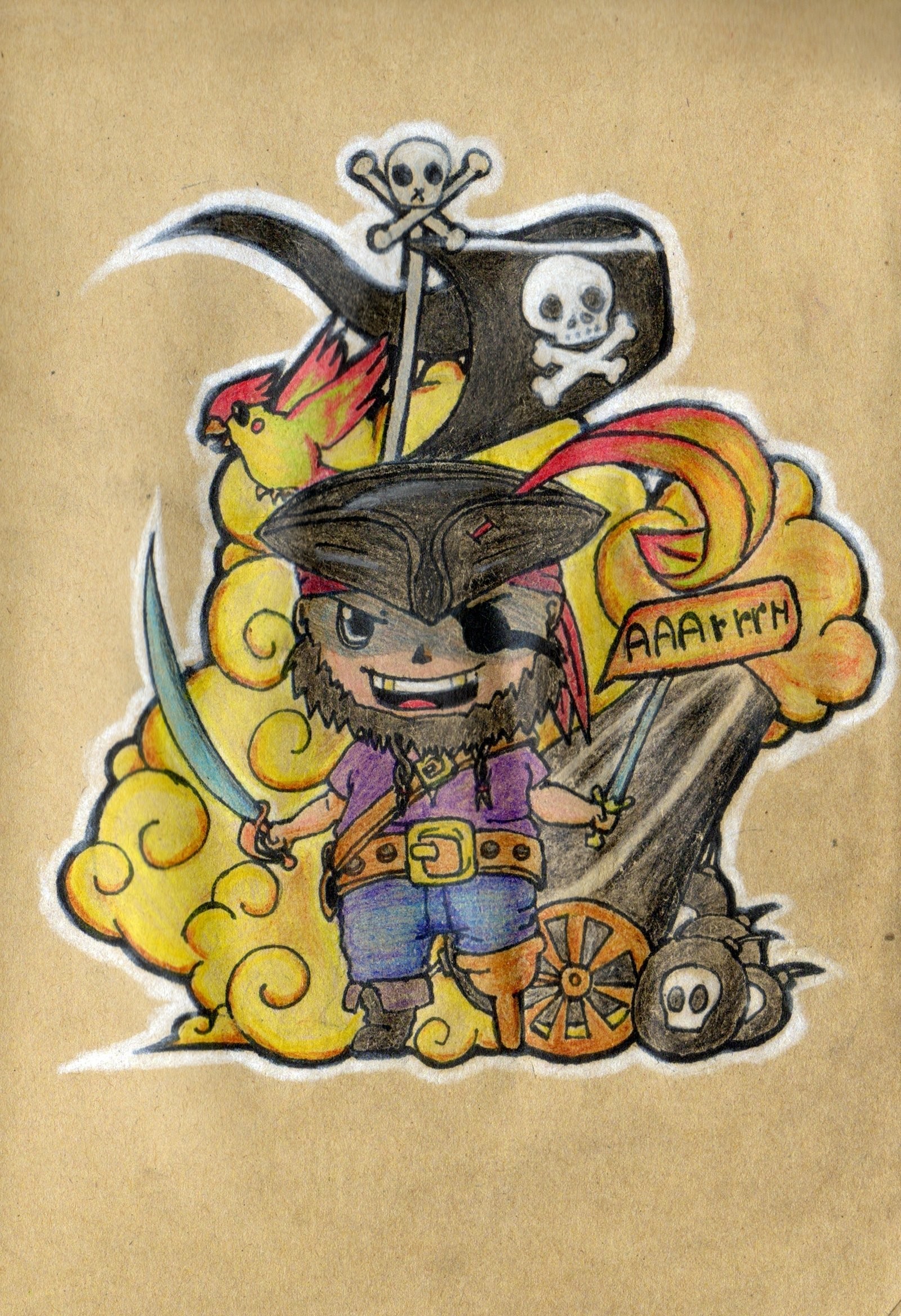 ArtStation - chibbi pirate