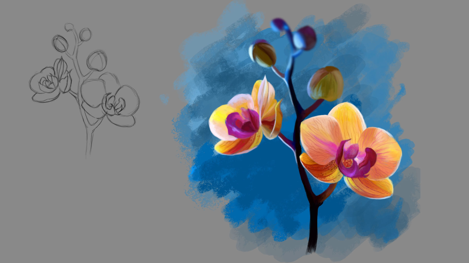 ArtStation - Flower study