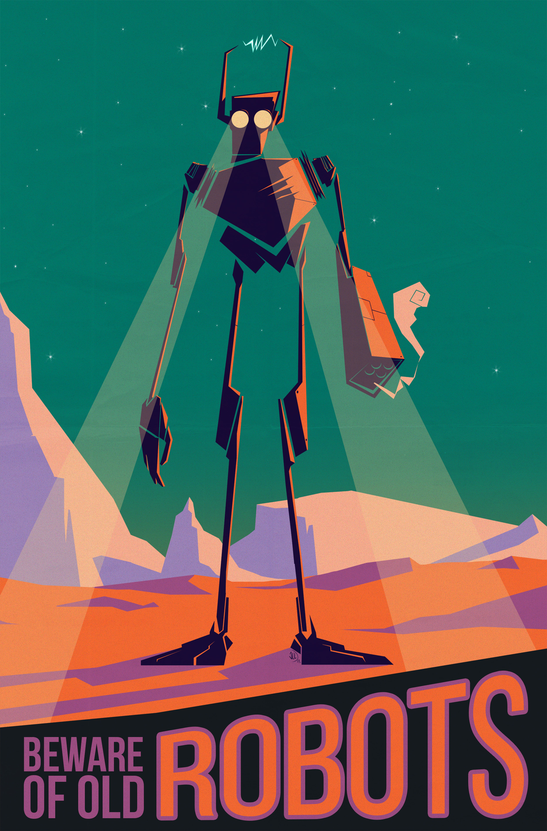 ArtStation - Old school Robot