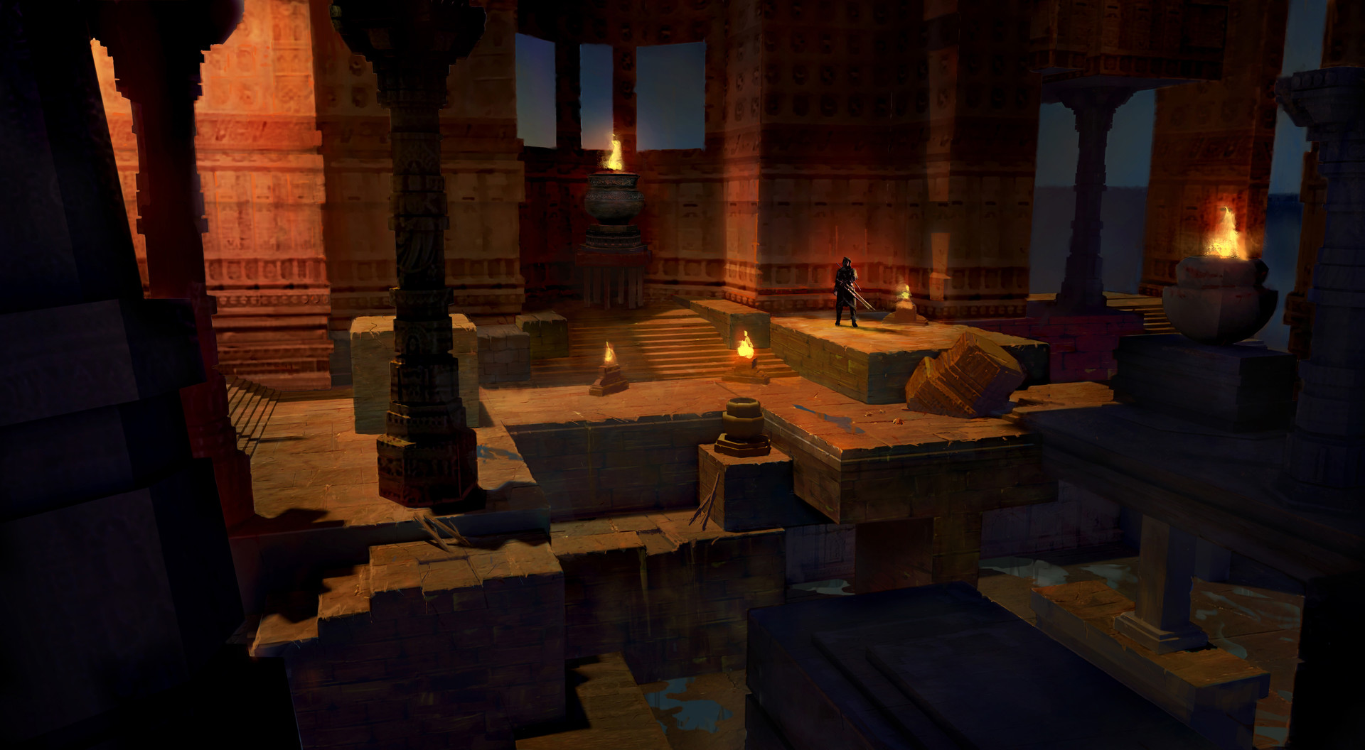 ArtStation - Temple interior