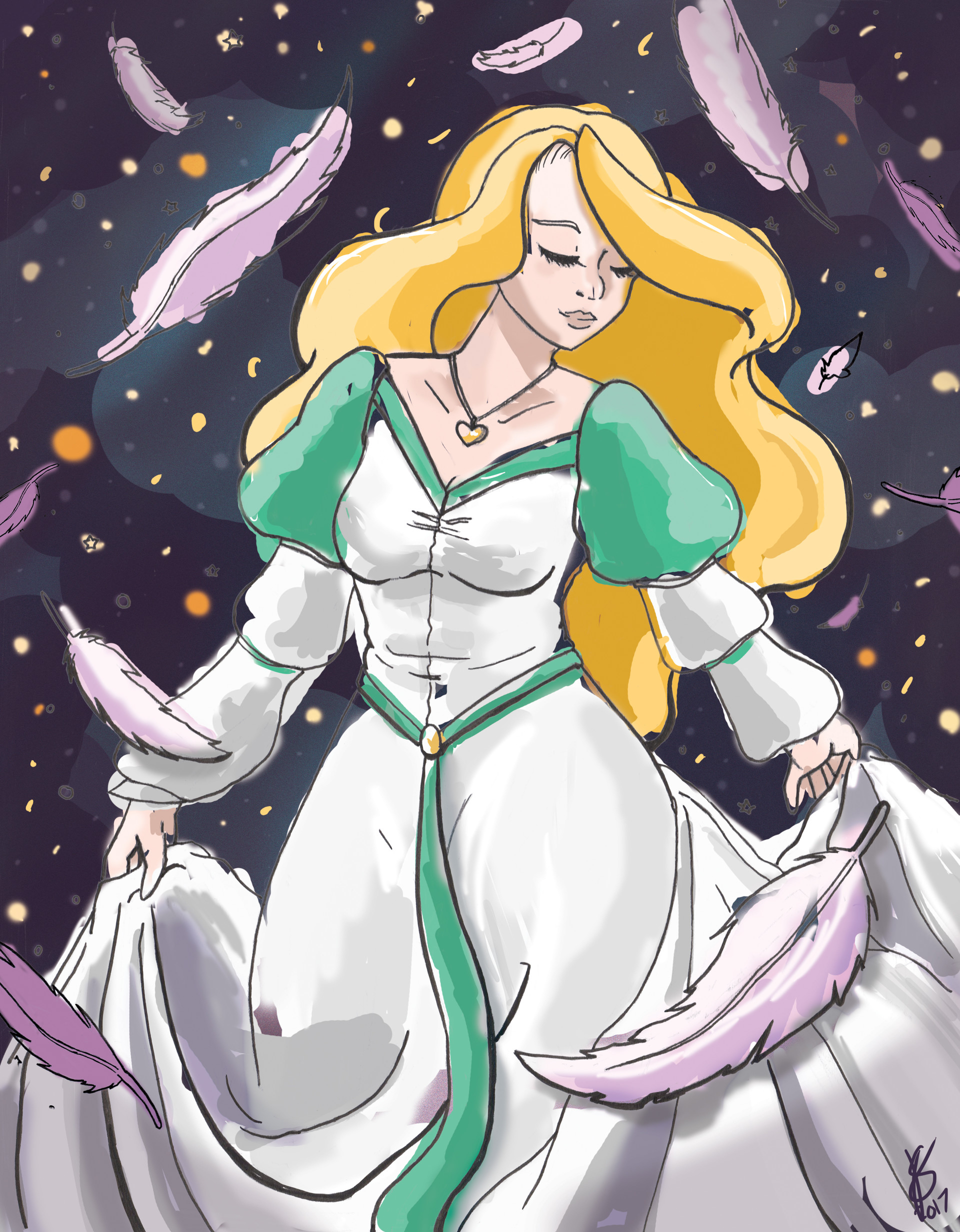 princess odette coloring pages