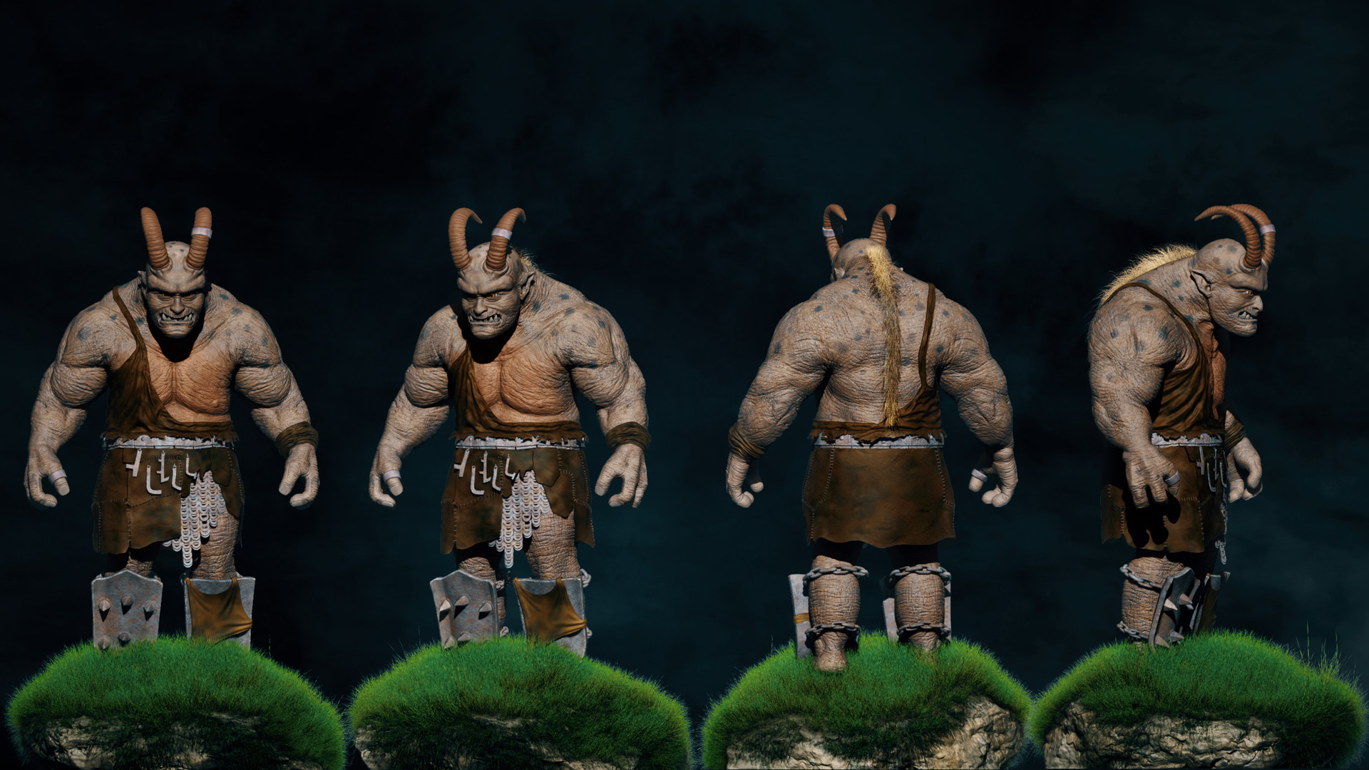 ArtStation - BigHorn Monster