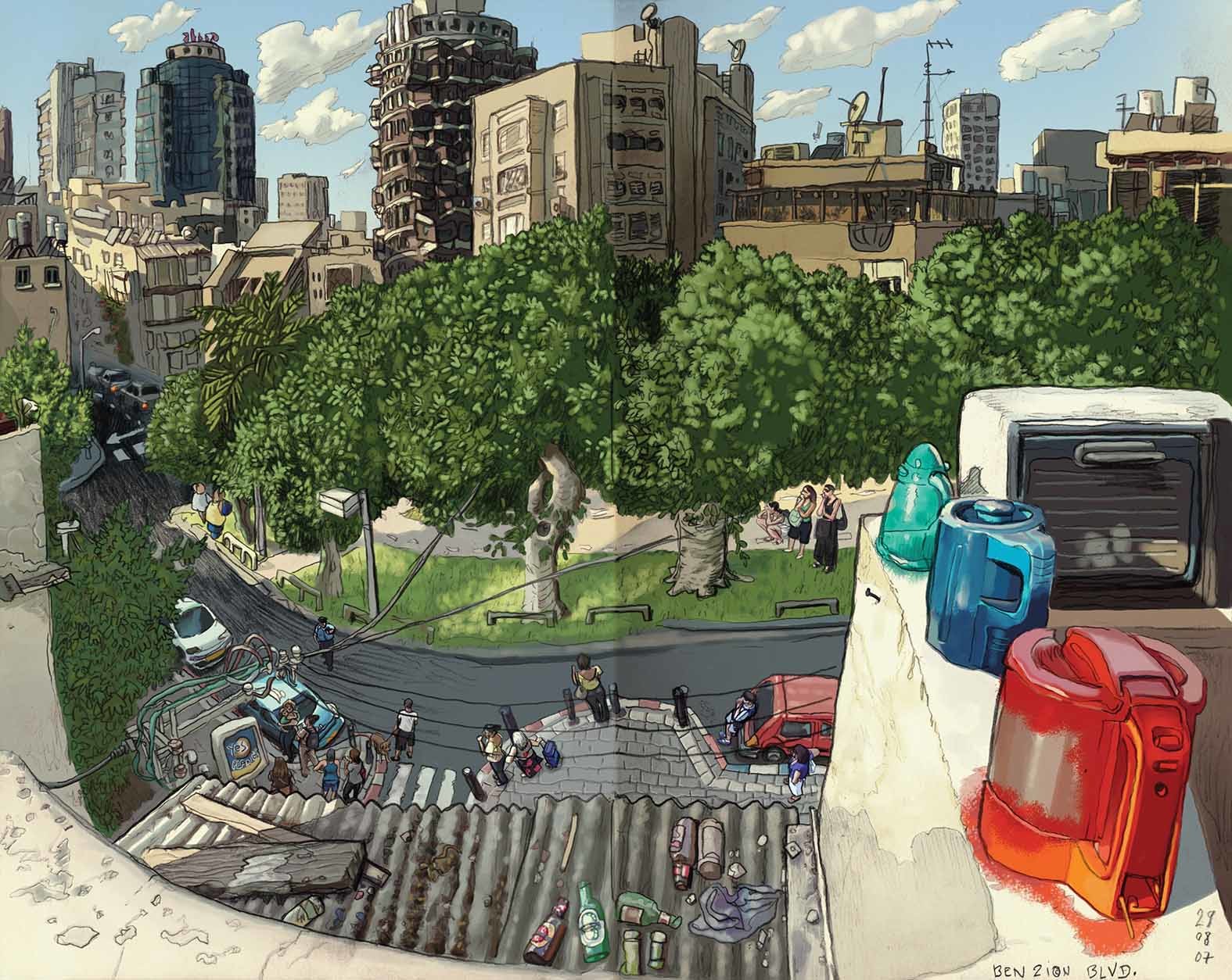 Ricardo Cabral - Israel Sketchbook