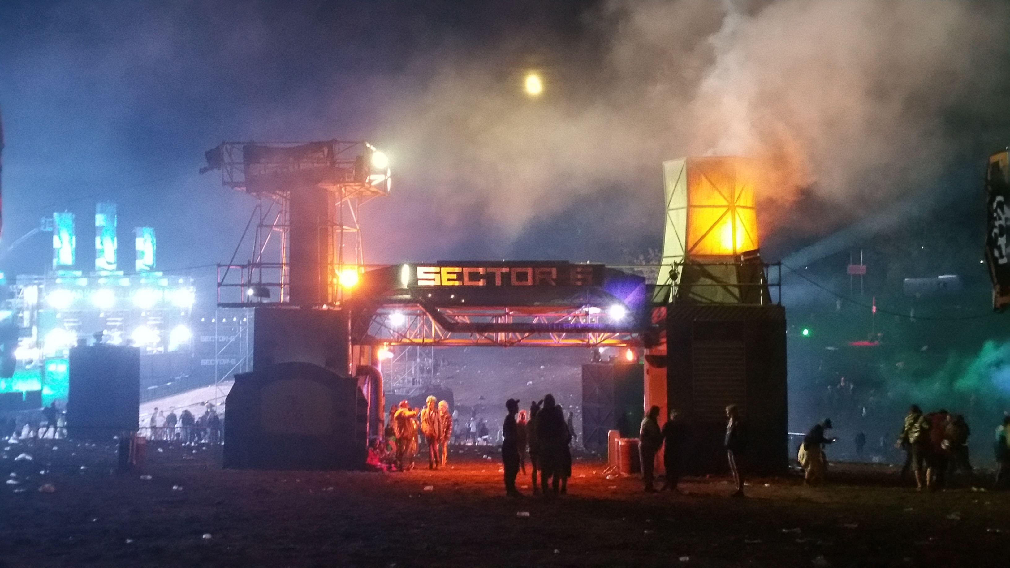 Alain Jezegou - Entrance of the SECTOR 6 district