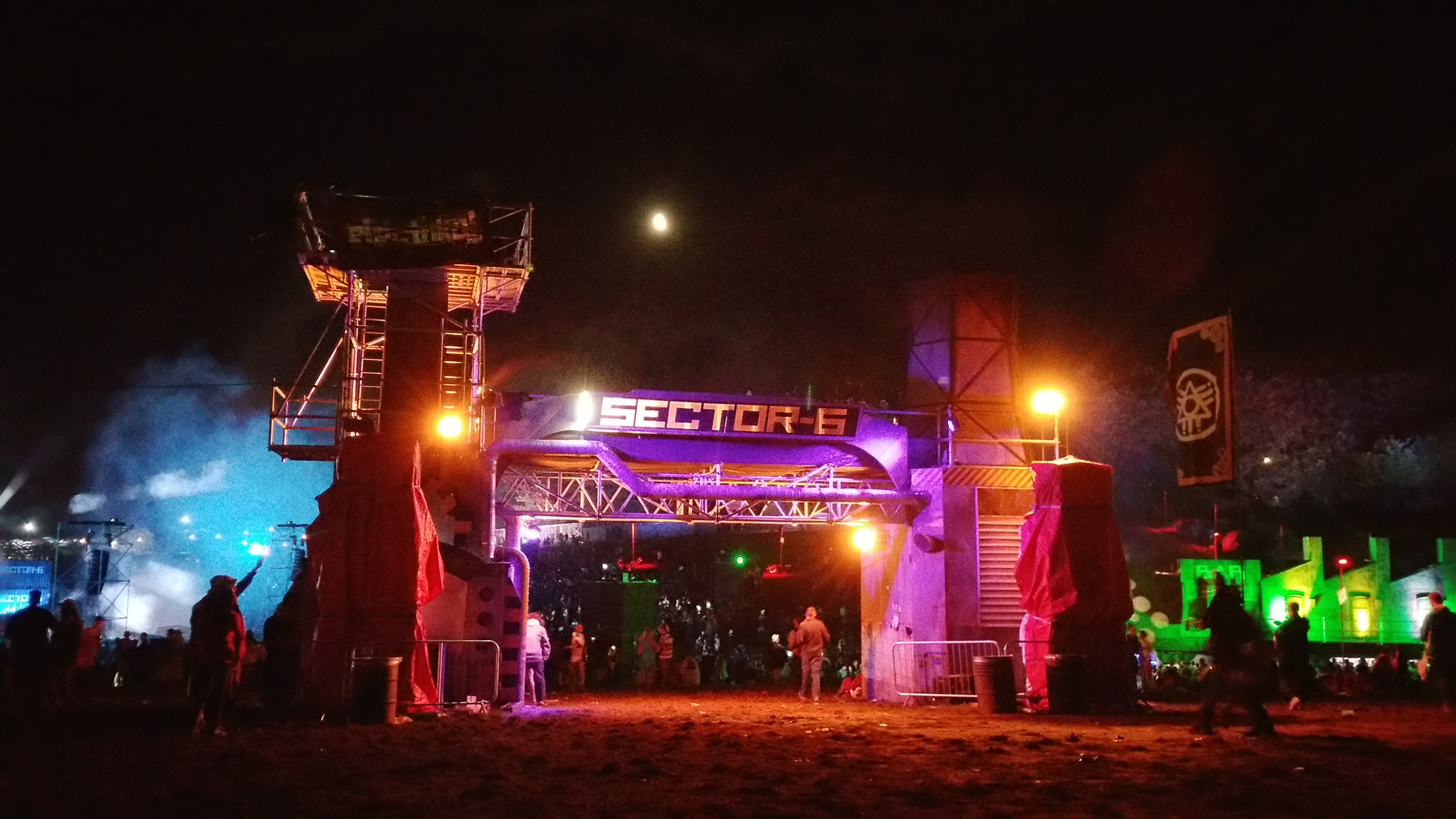 Alain Jezegou - Entrance of the SECTOR 6 district