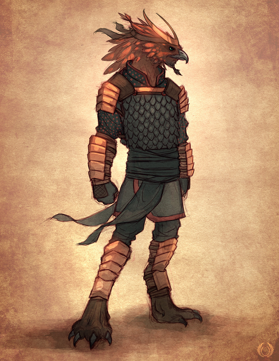 ArtStation - bird warrior