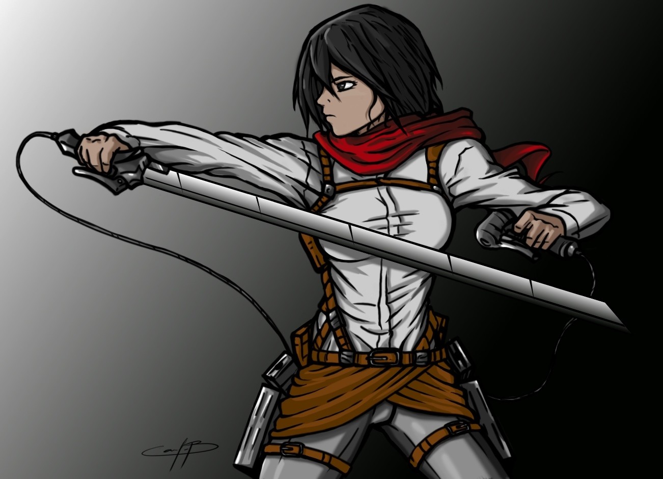 ArtStation - Mikasa - Shingeki no Kyojin / Attack on Titans