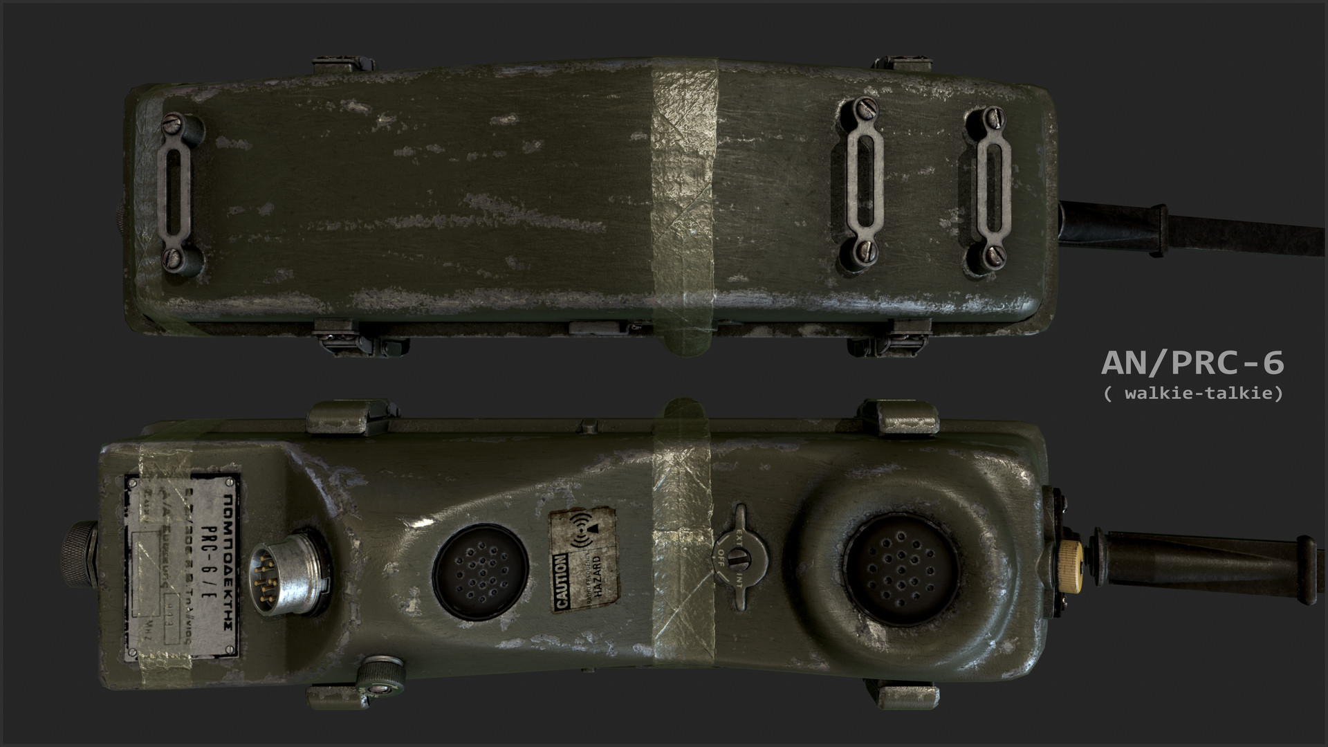 Sándor Bagi - AN/PRC-6 WALKIE TALKIE