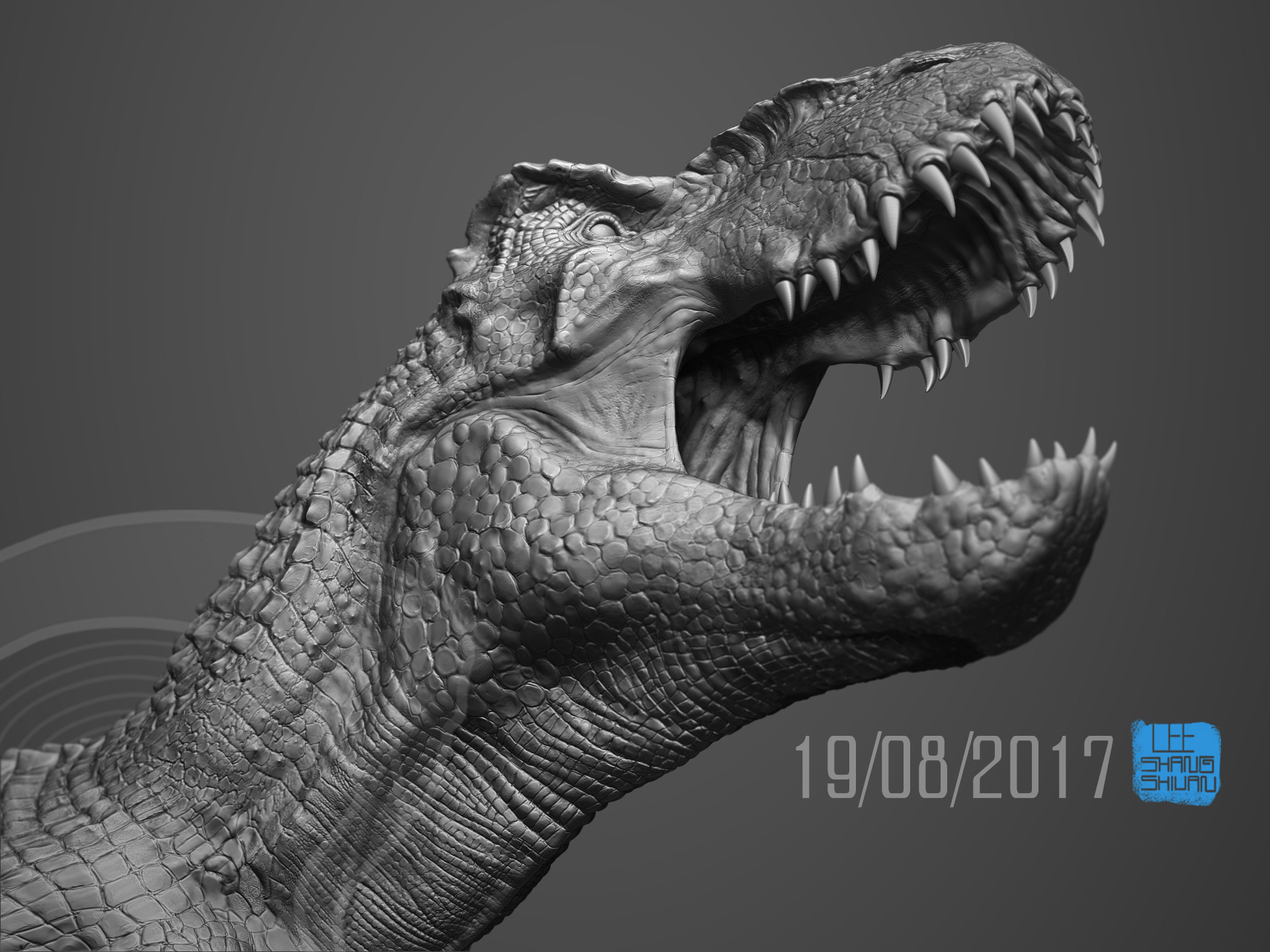 Vastatosaurus Rex Drawing