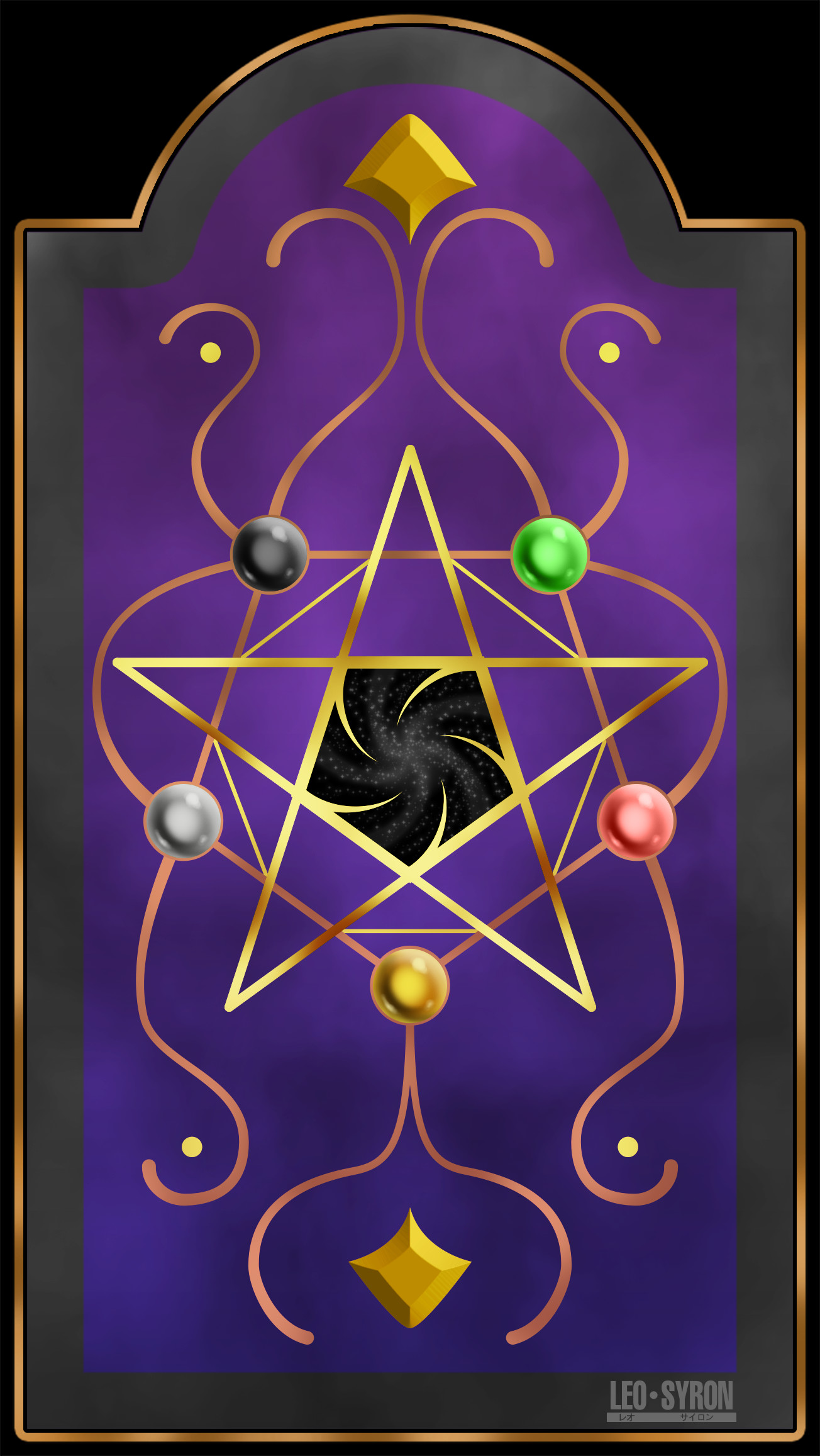 ArtStation - Card Back design - Version 1