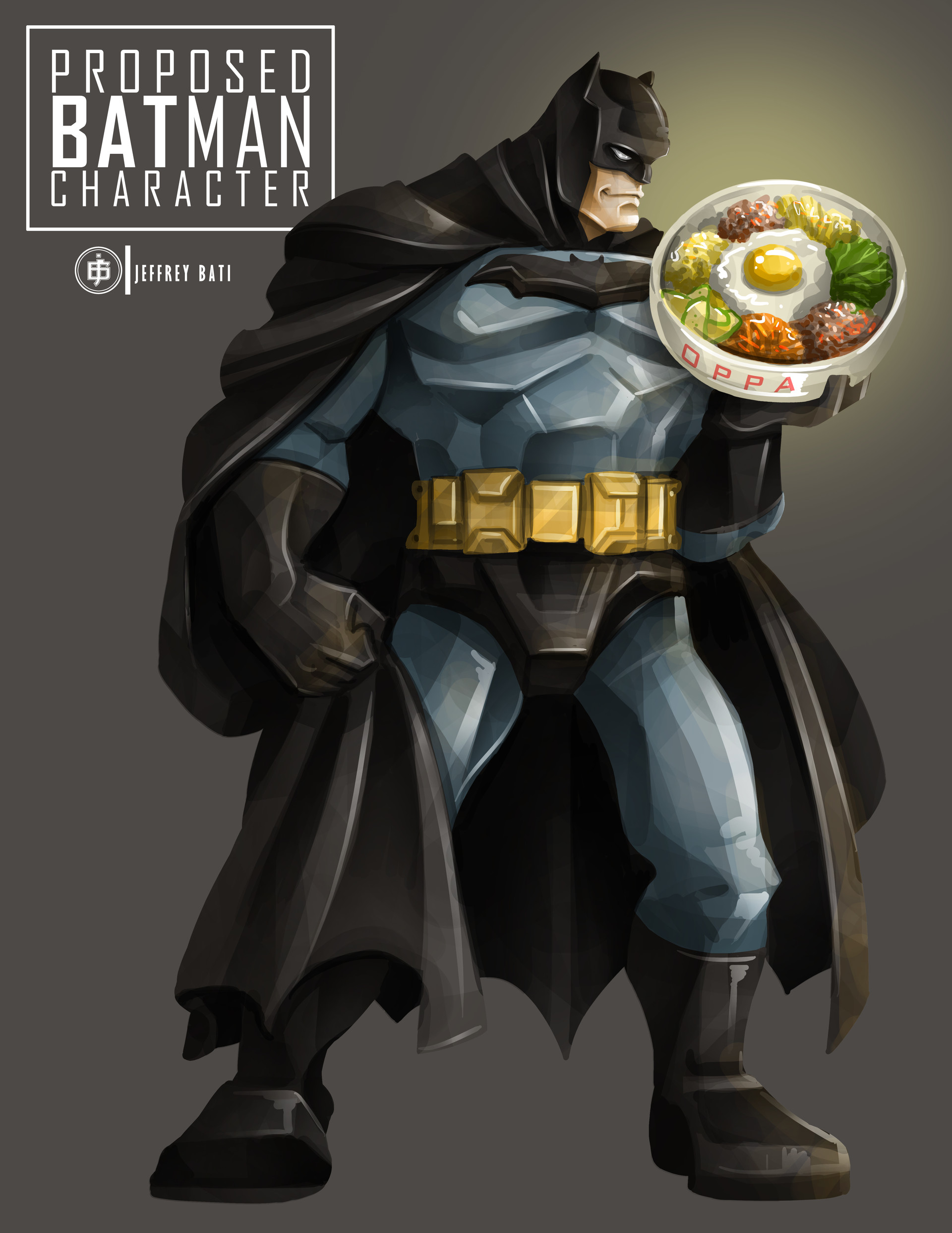 ArtStation - BATMAN X KOREAN FOOD