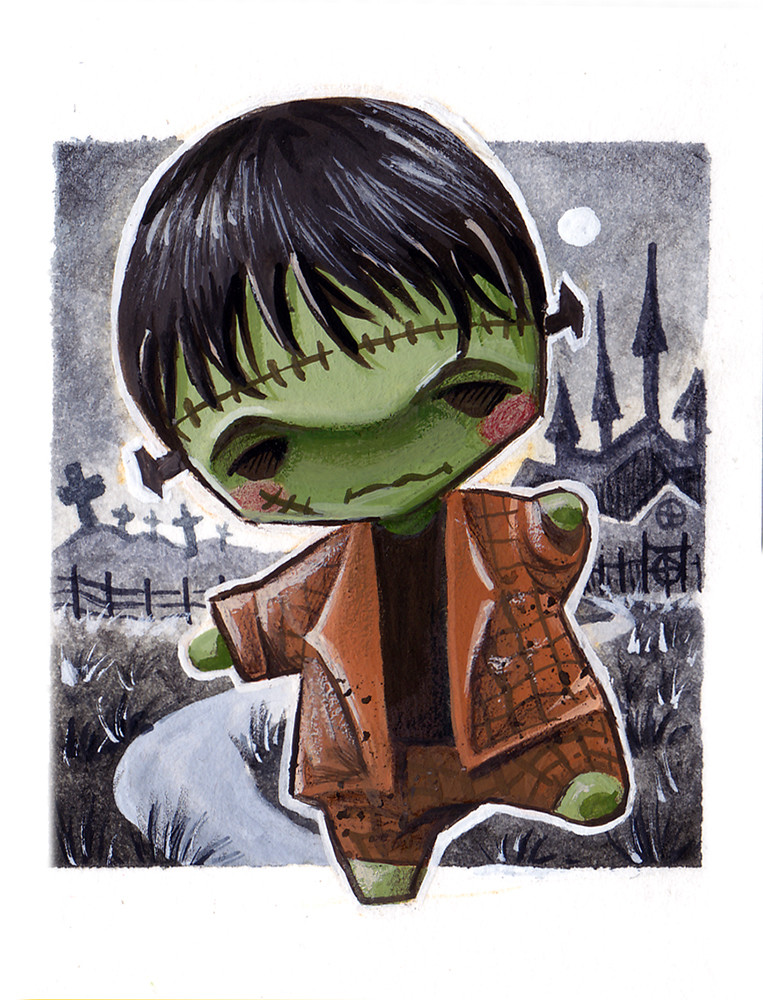 chibi monster drawing