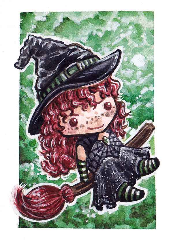 ArtStation - CHIBI: Halloween - Witch
