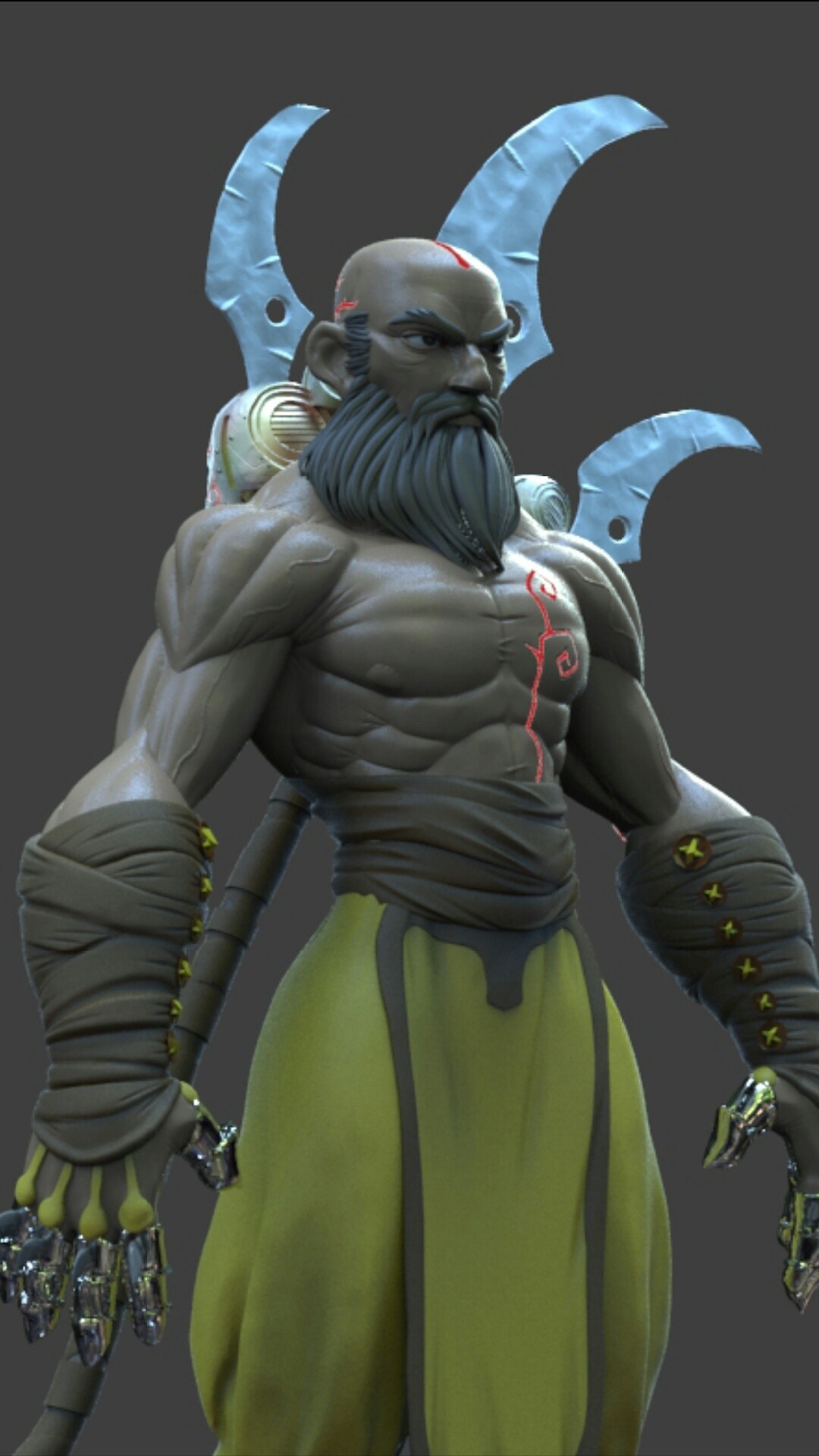 ArtStation - war monk