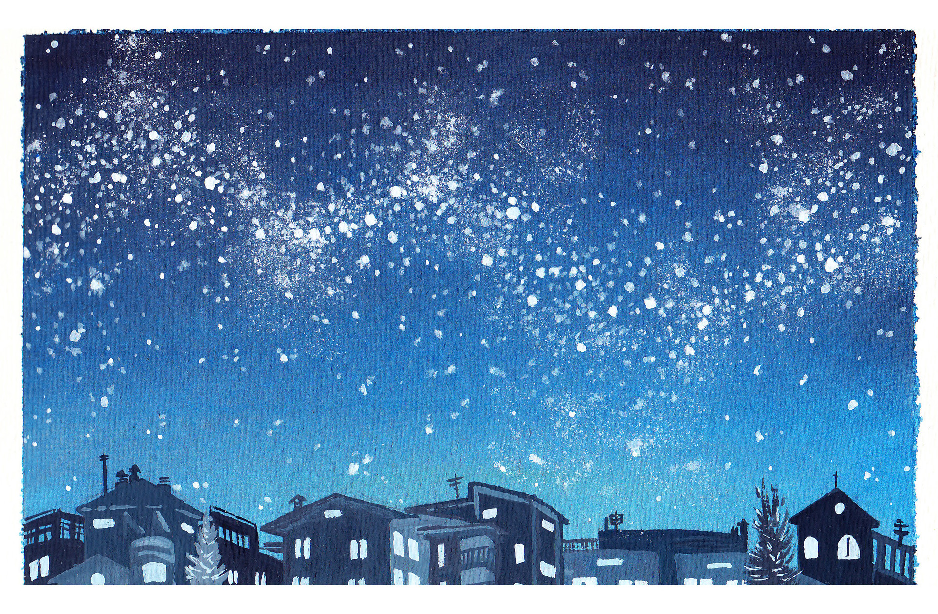 ArtStation - SUBTLE LANDSCAPE: Stars Falling