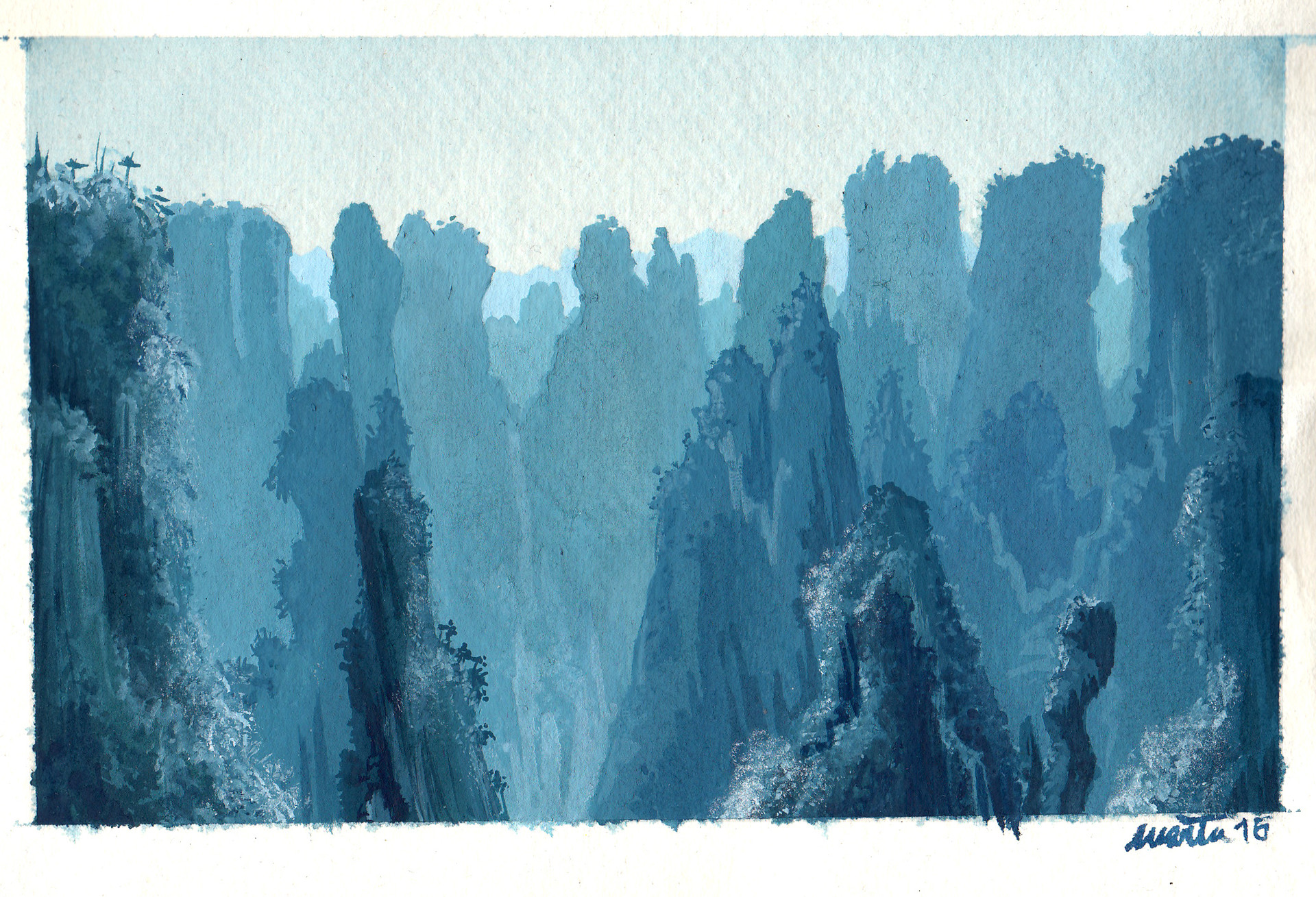 ArtStation - SUBTLE LANDSCAPE: Chinese Mountains